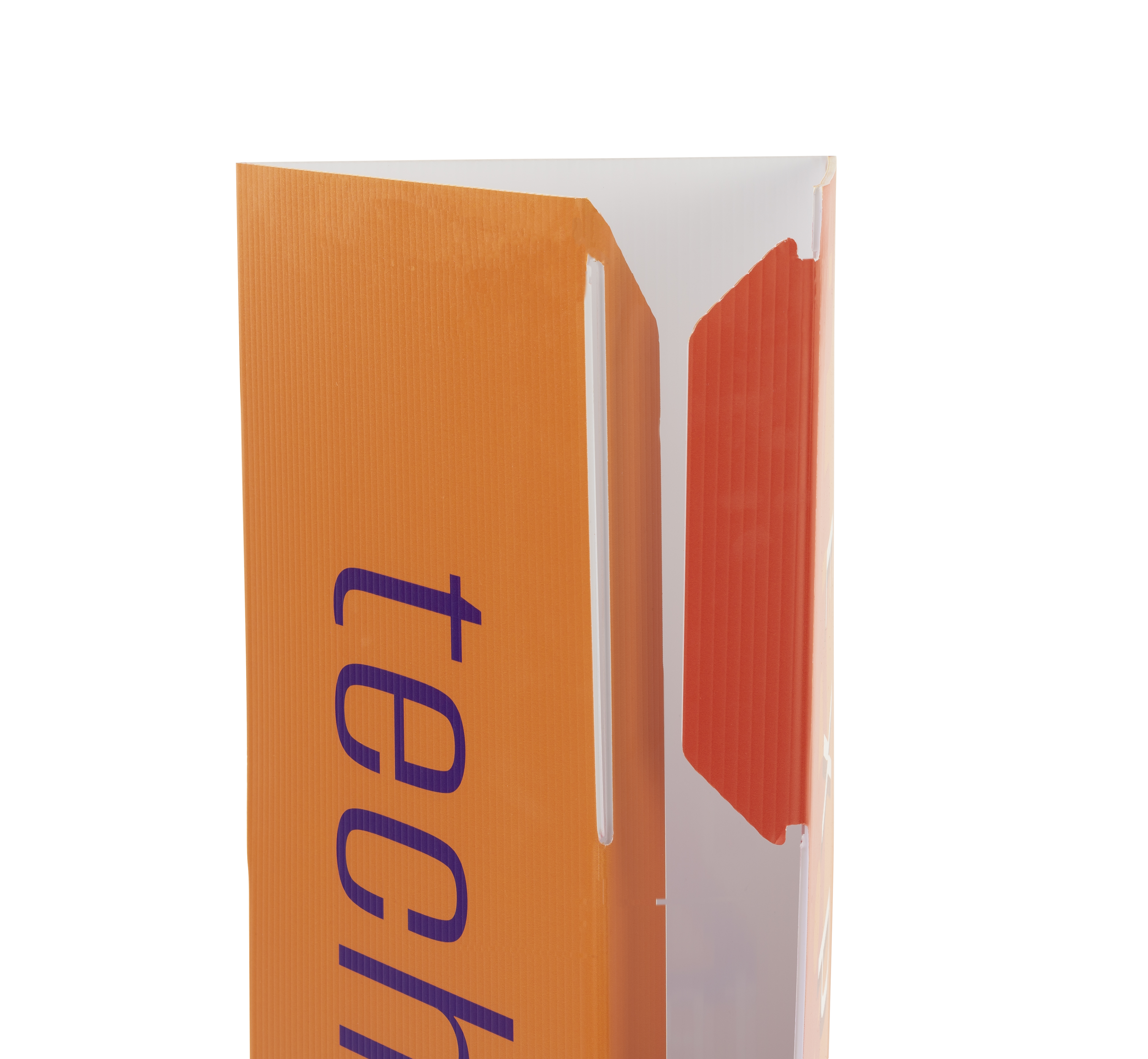 Triangle Marketing Bollard Cover | Full-Color Custom Printing | Displays2Go