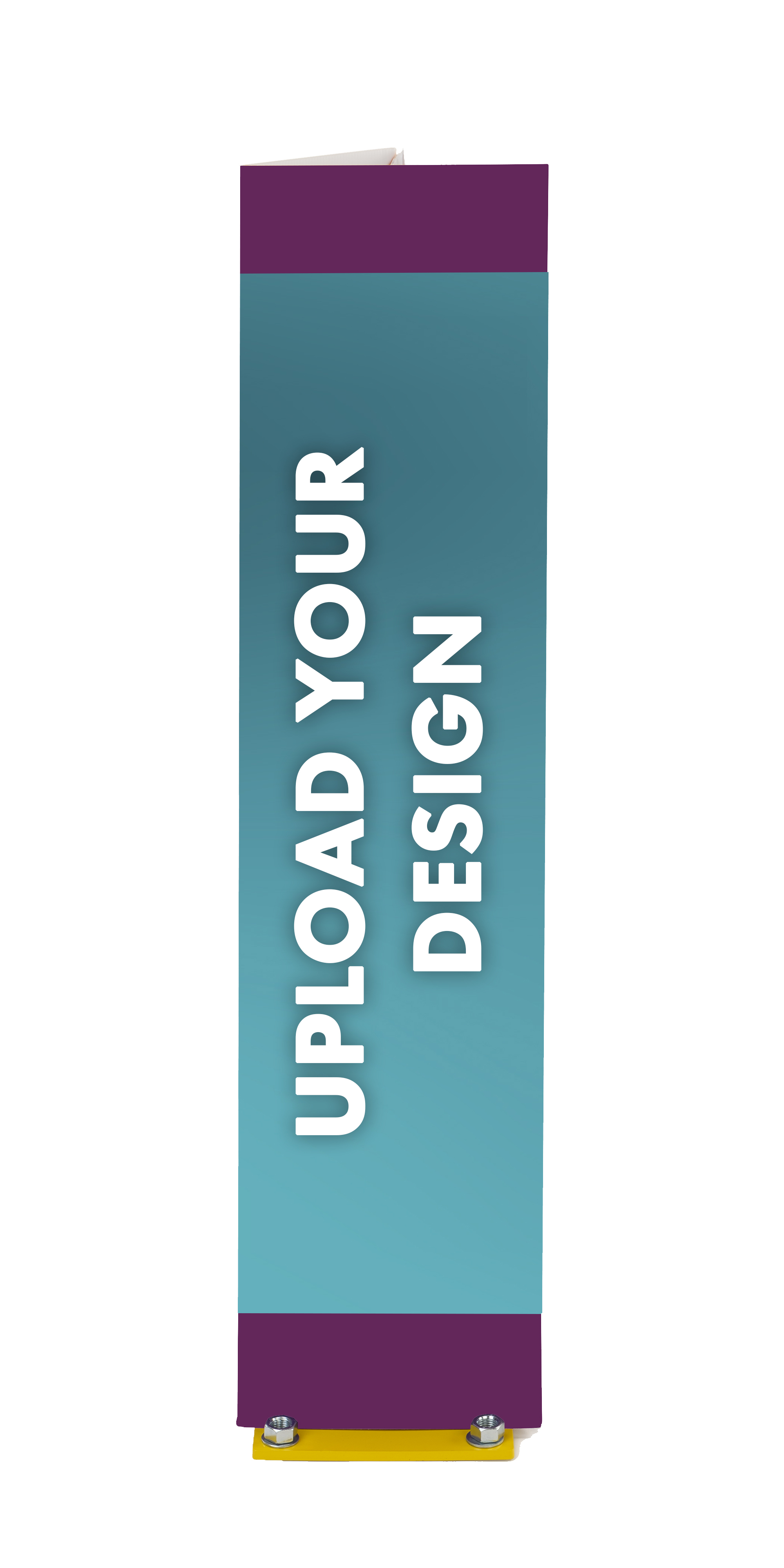 Triangle Marketing Bollard Cover | Full-Color Custom Printing | Displays2Go