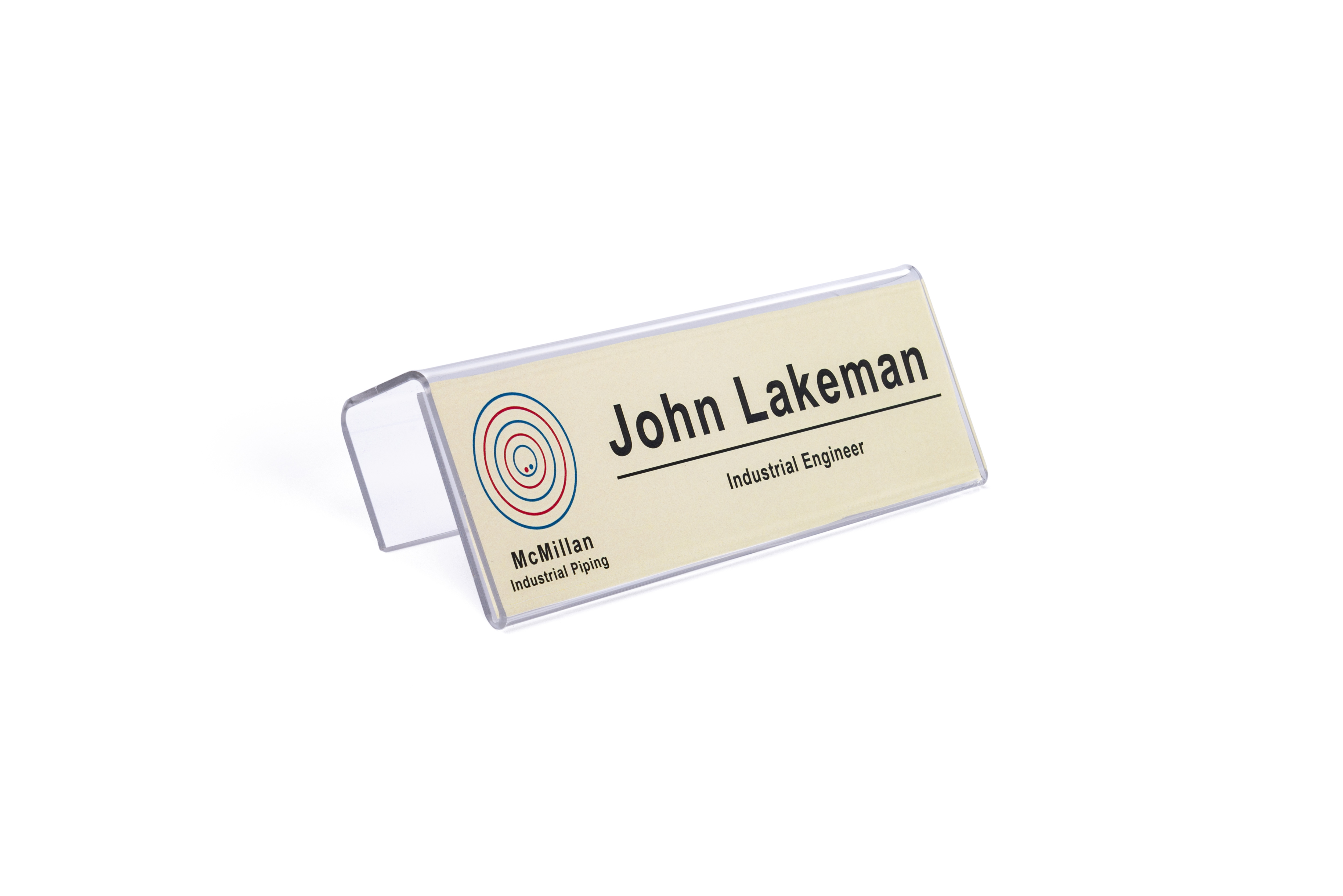 Cubicle Name Plate Holder | For 1" Thick Partitions and Walls | Displays2Go