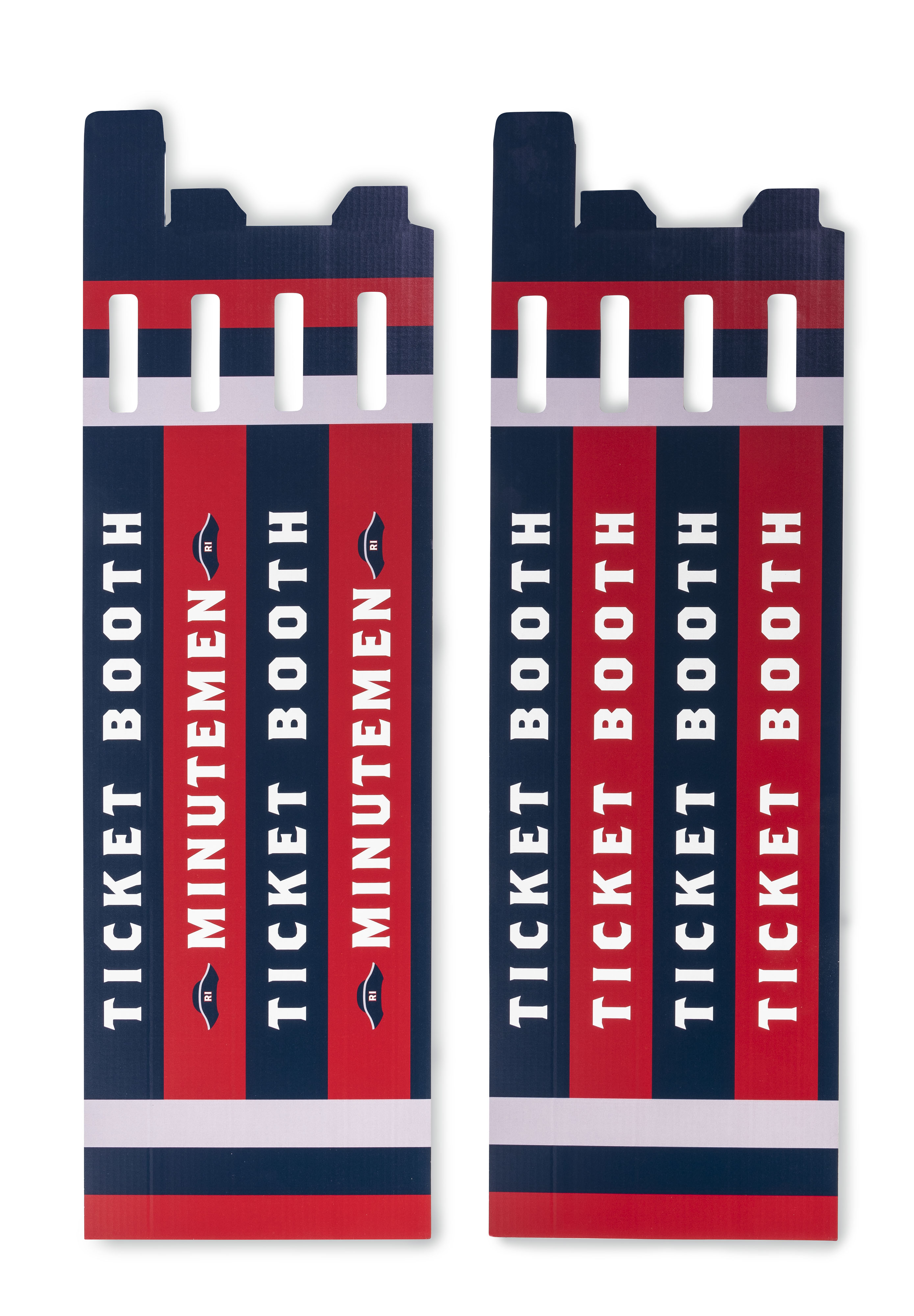 Custom Printed Stanchion Cover | 4 Panel Full-Color Graphics | Displays2Go