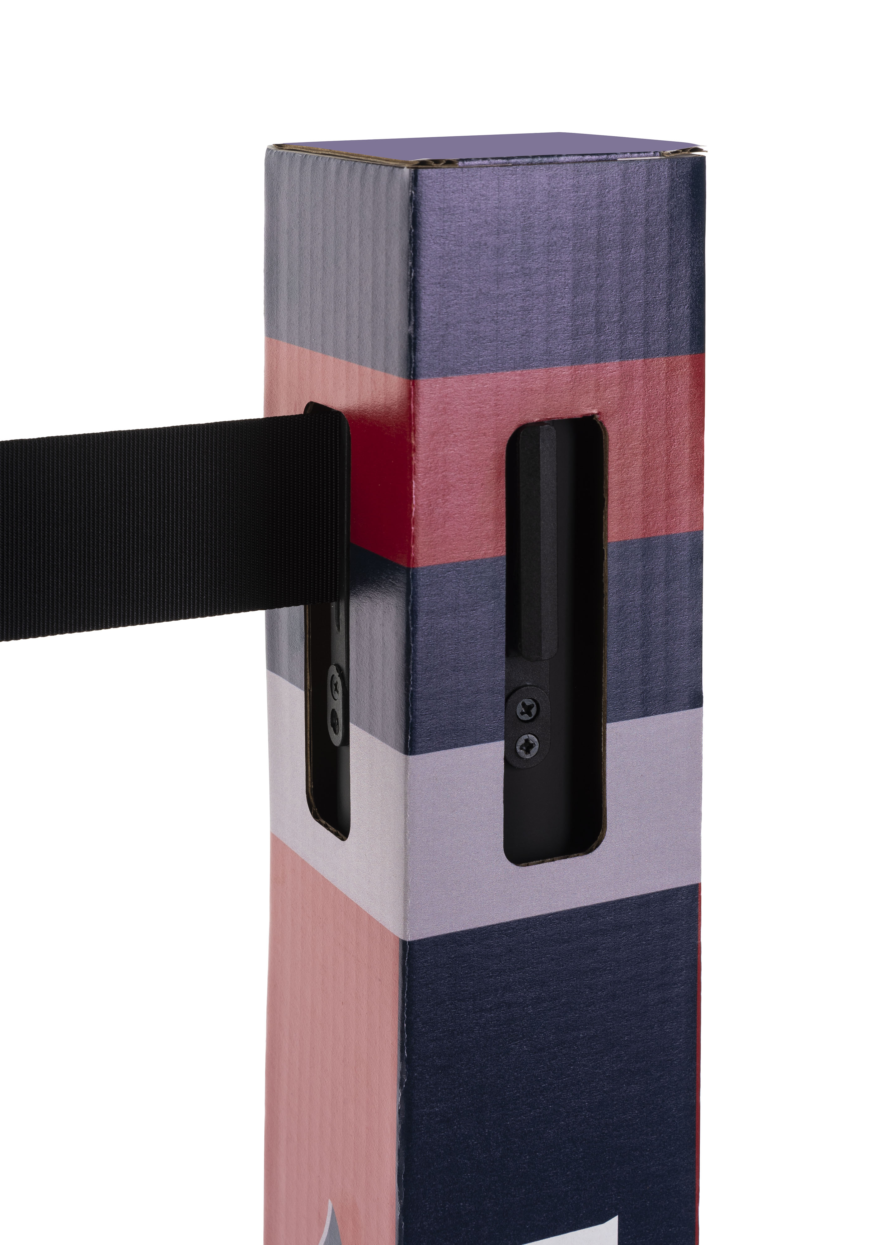Custom Printed Stanchion Cover | 4 Panel Full-Color Graphics | Displays2Go