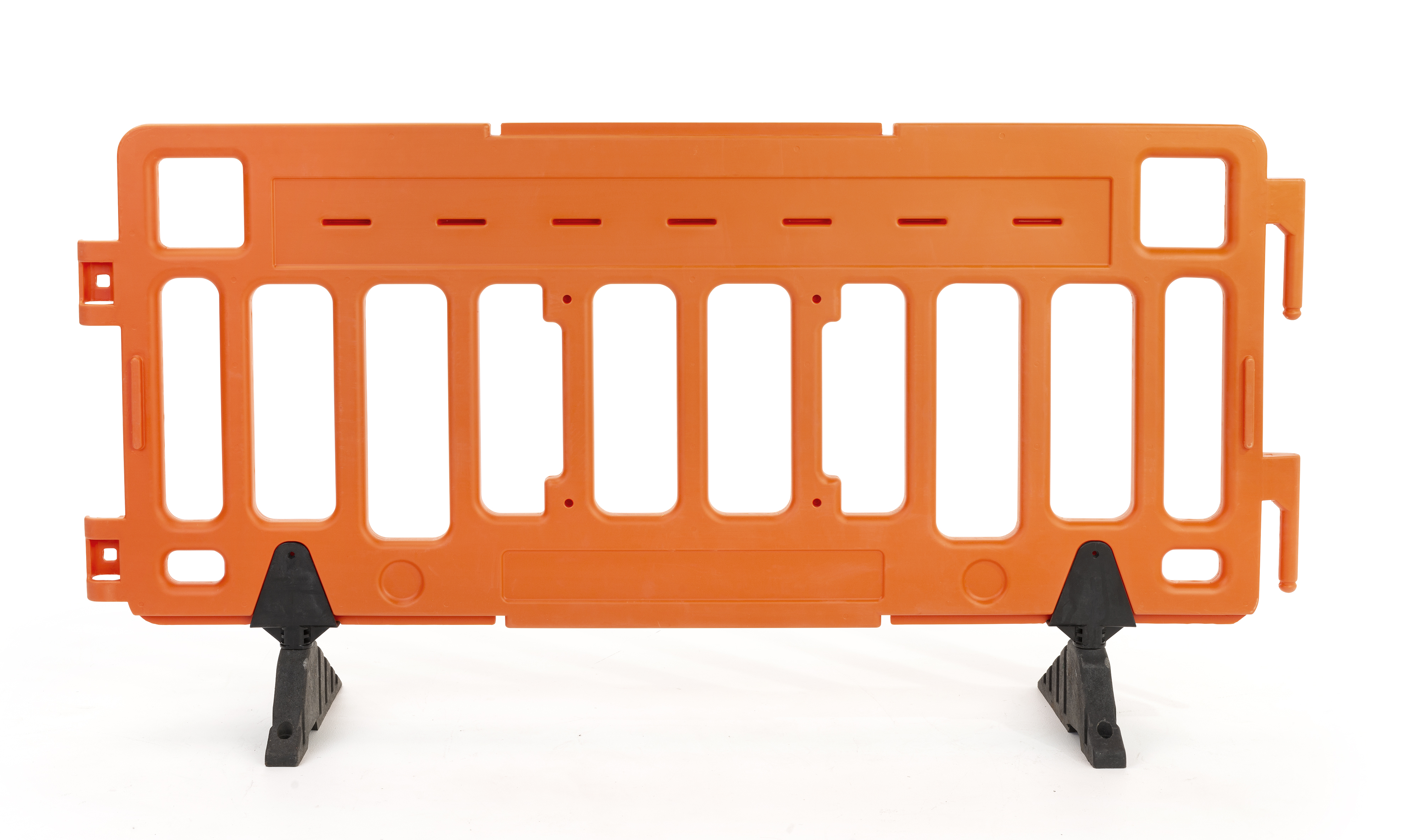 Portable Pedestrian Barrier System | Heavy-Duty Rubber Feet | Displays2Go