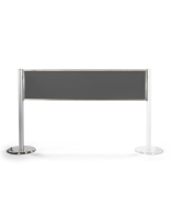 Stanchion Post and Panel Advertising System | Rigid Sign Barriers