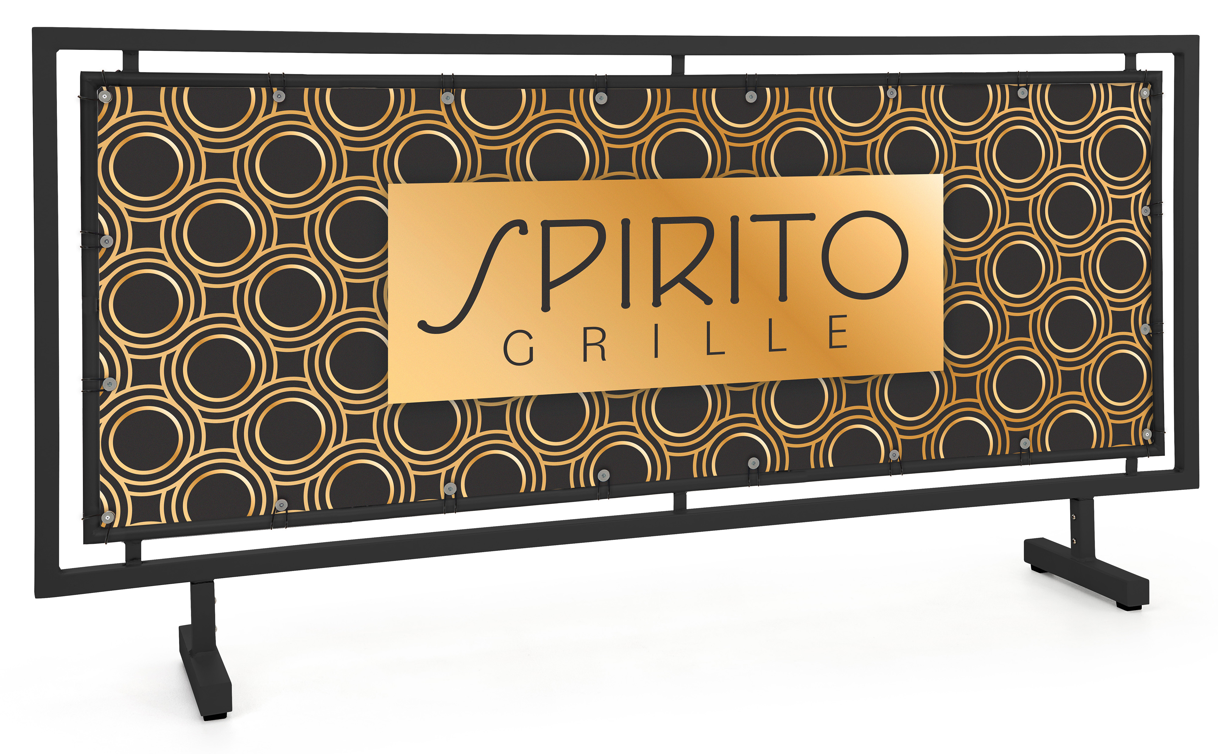 Sidewalk Café Partitions | Portable Design | Displays2Go