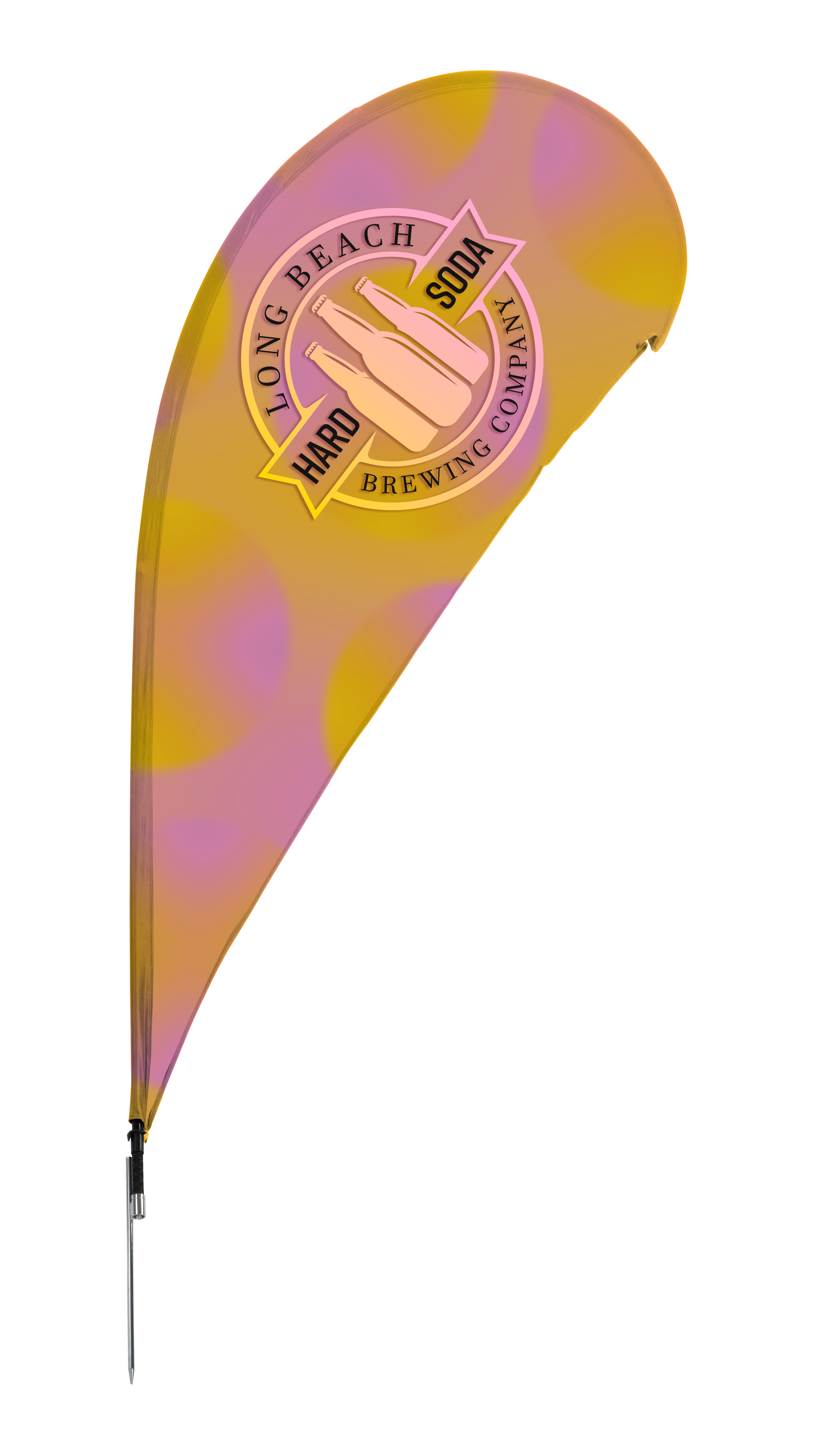 Flag Banner | Ground Spike & Custom Graphics | Displays2Go
