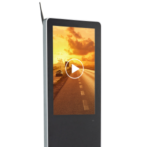 Floor Standing Literature Holders with Screen | 8.5 x 11 Pockets ...