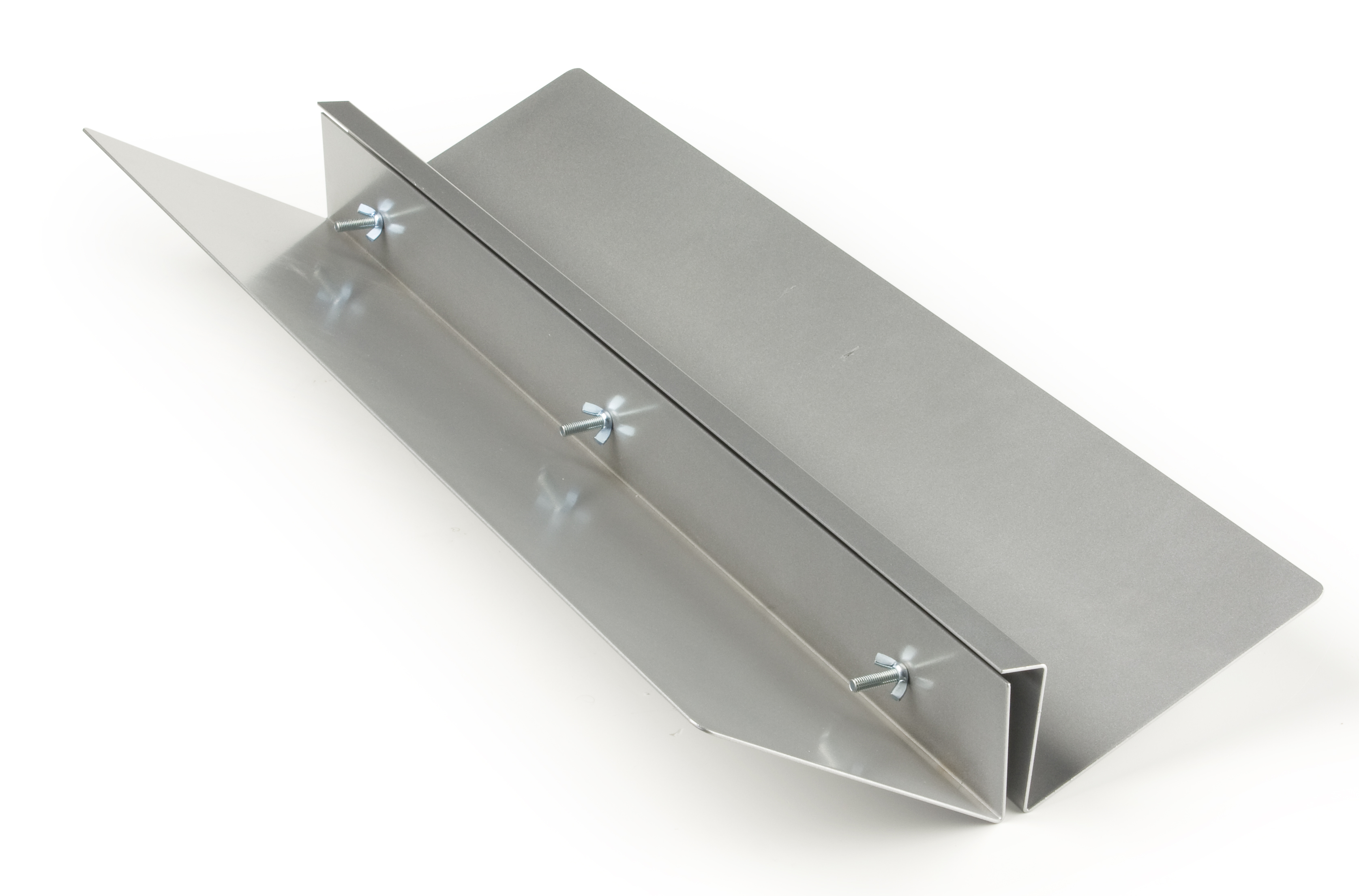 Silver Sign Clamp | Adjustable Thickness for Signage | Displays2Go