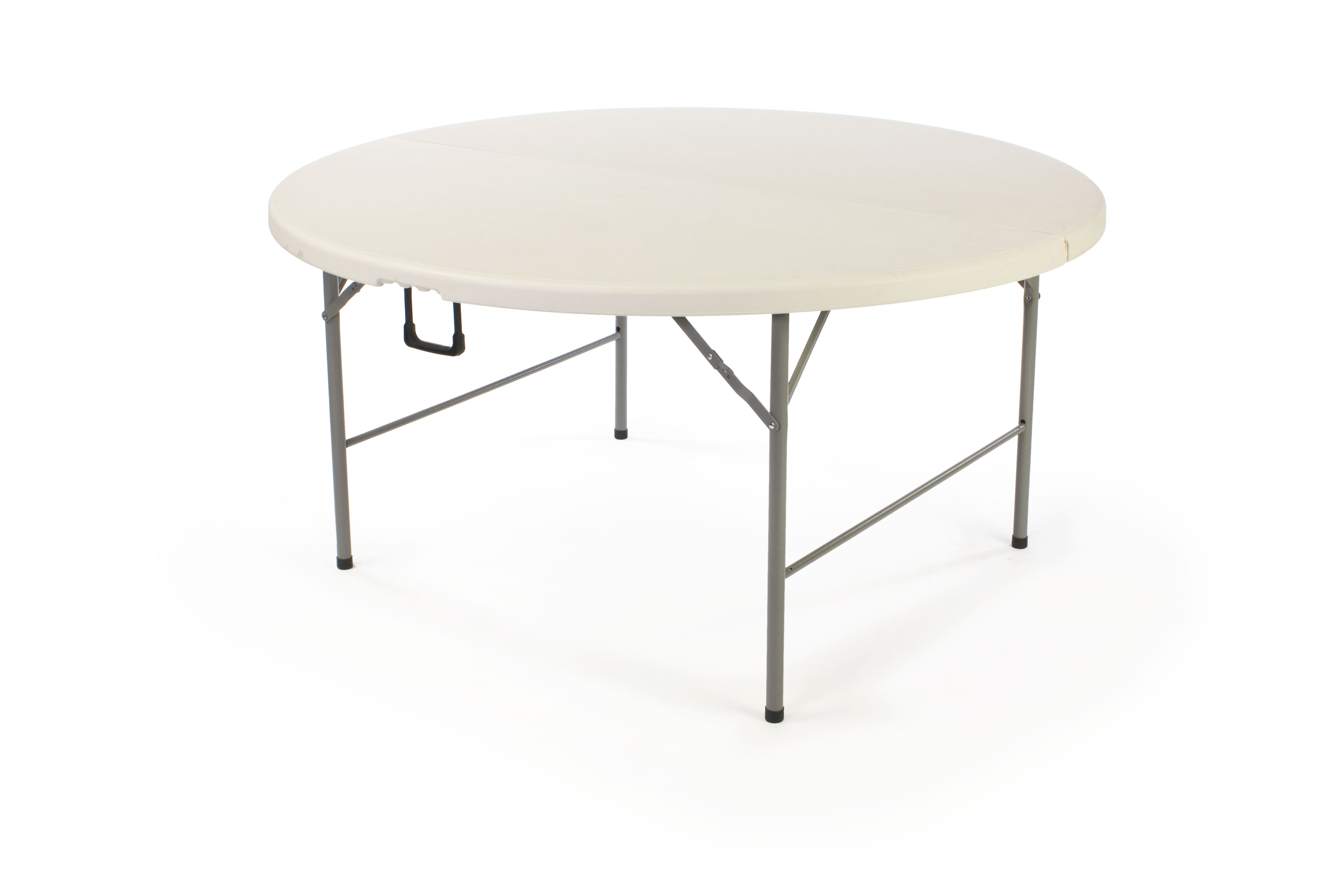 These Round Folding Tables Seat Up to 8! Collapse in Half to Reposition ...