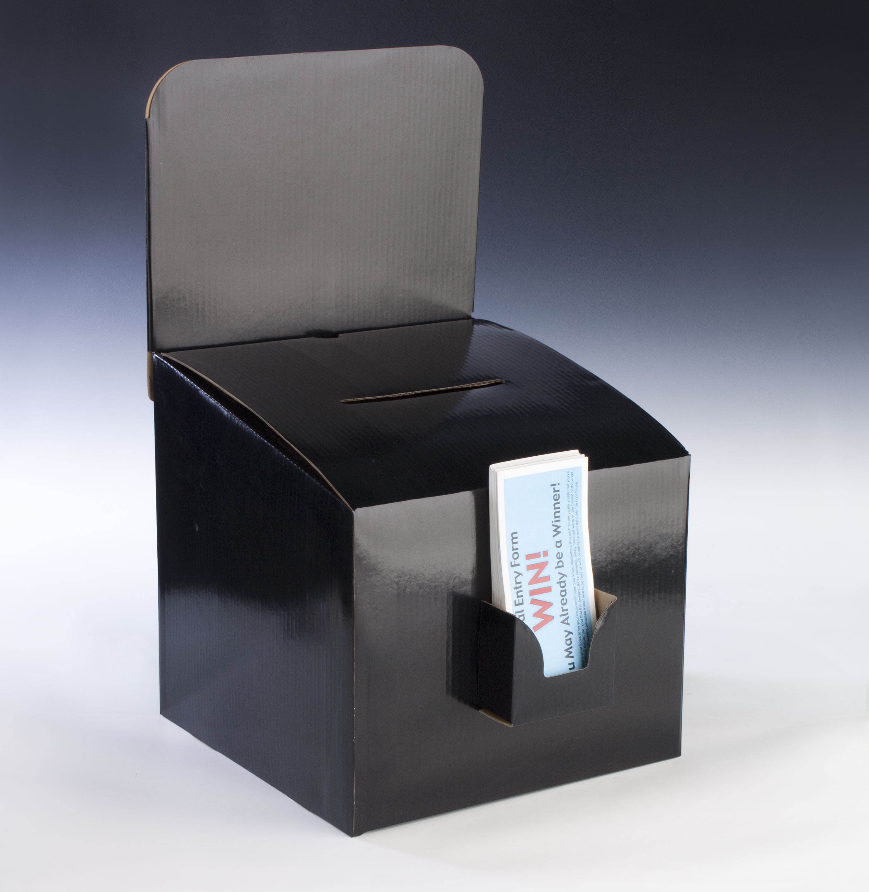 Floor Standing Corrugated Ballot Box | Displays2Go