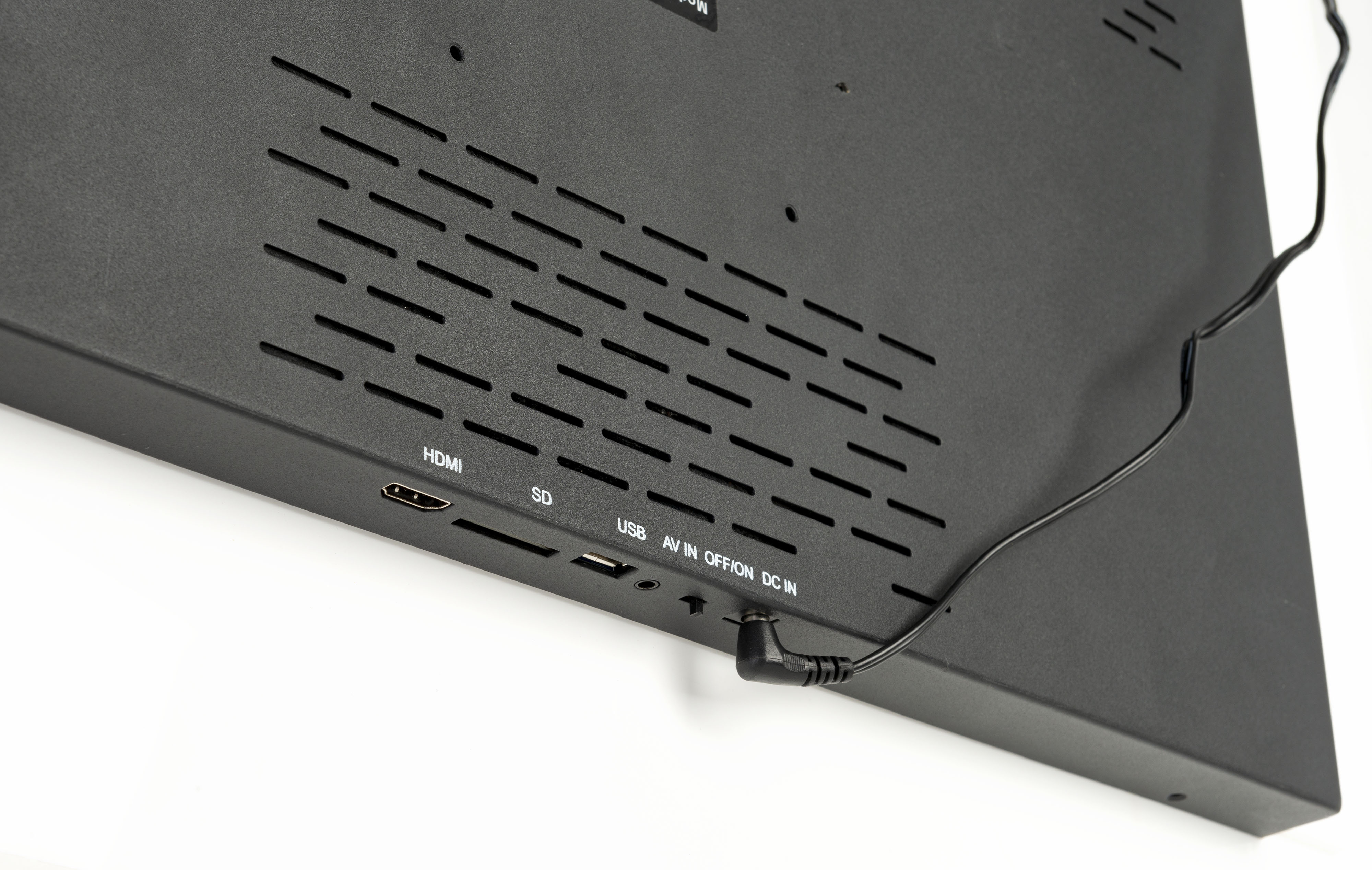 Clothing Rack with Video Screen | 21.5” LCD Display | Displays2Go