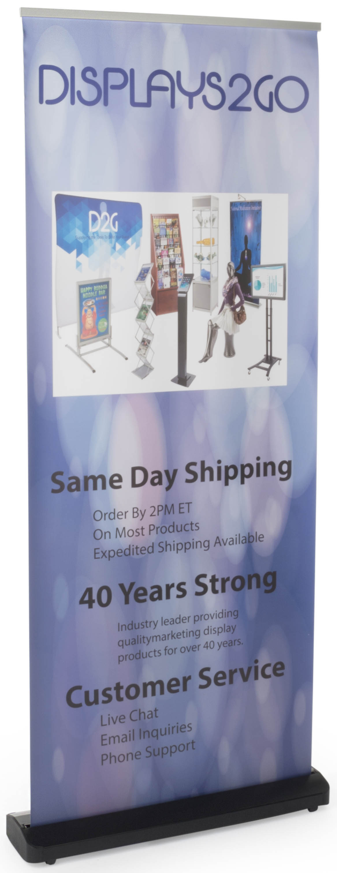 Custom Retractable Banner | Replacement Graphic Cartridge | Displays2Go