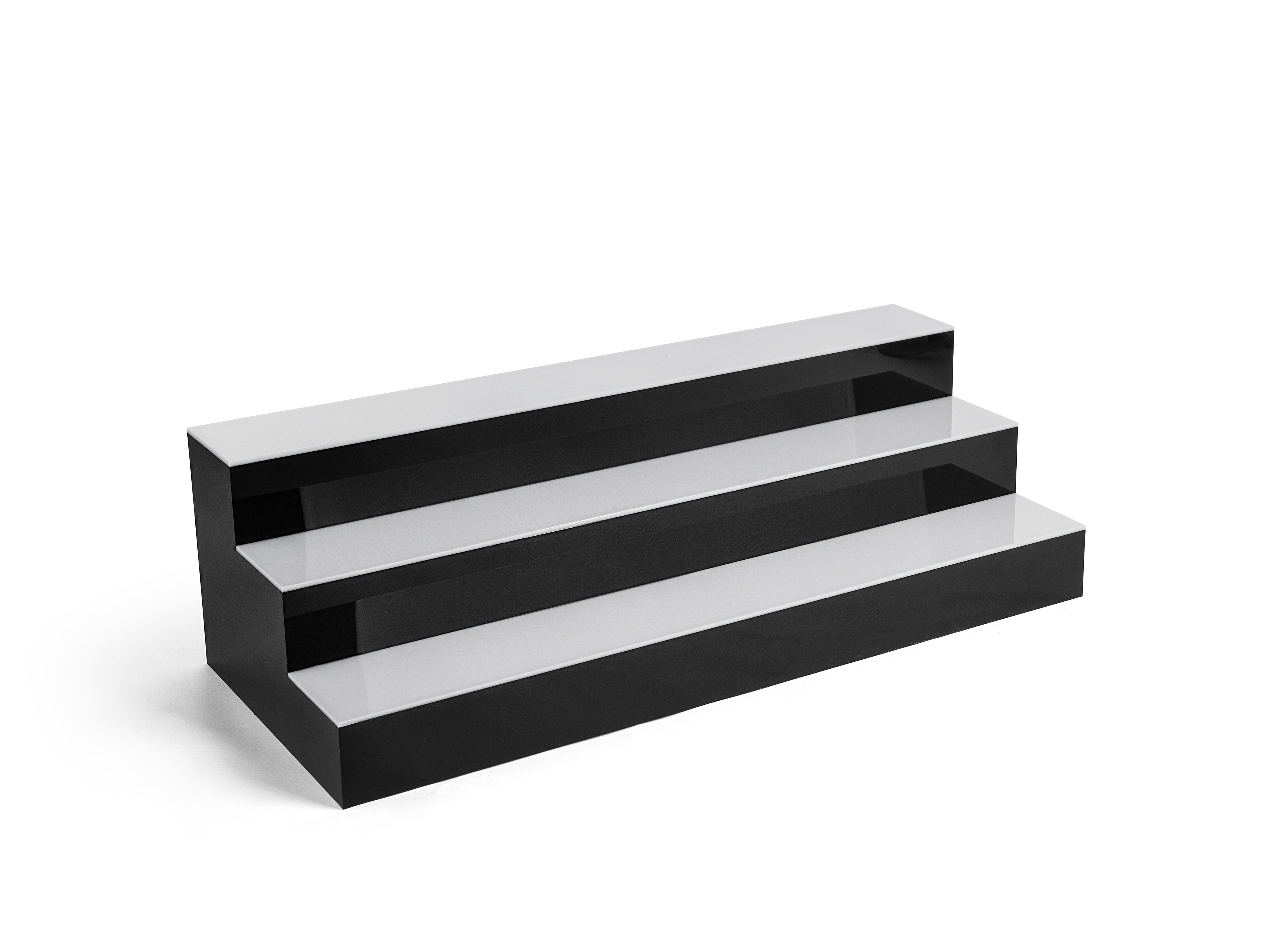 Tiered LED Bar Shelf Displays | 36"w 3 Step Tier Lit Bottle Rack ...
