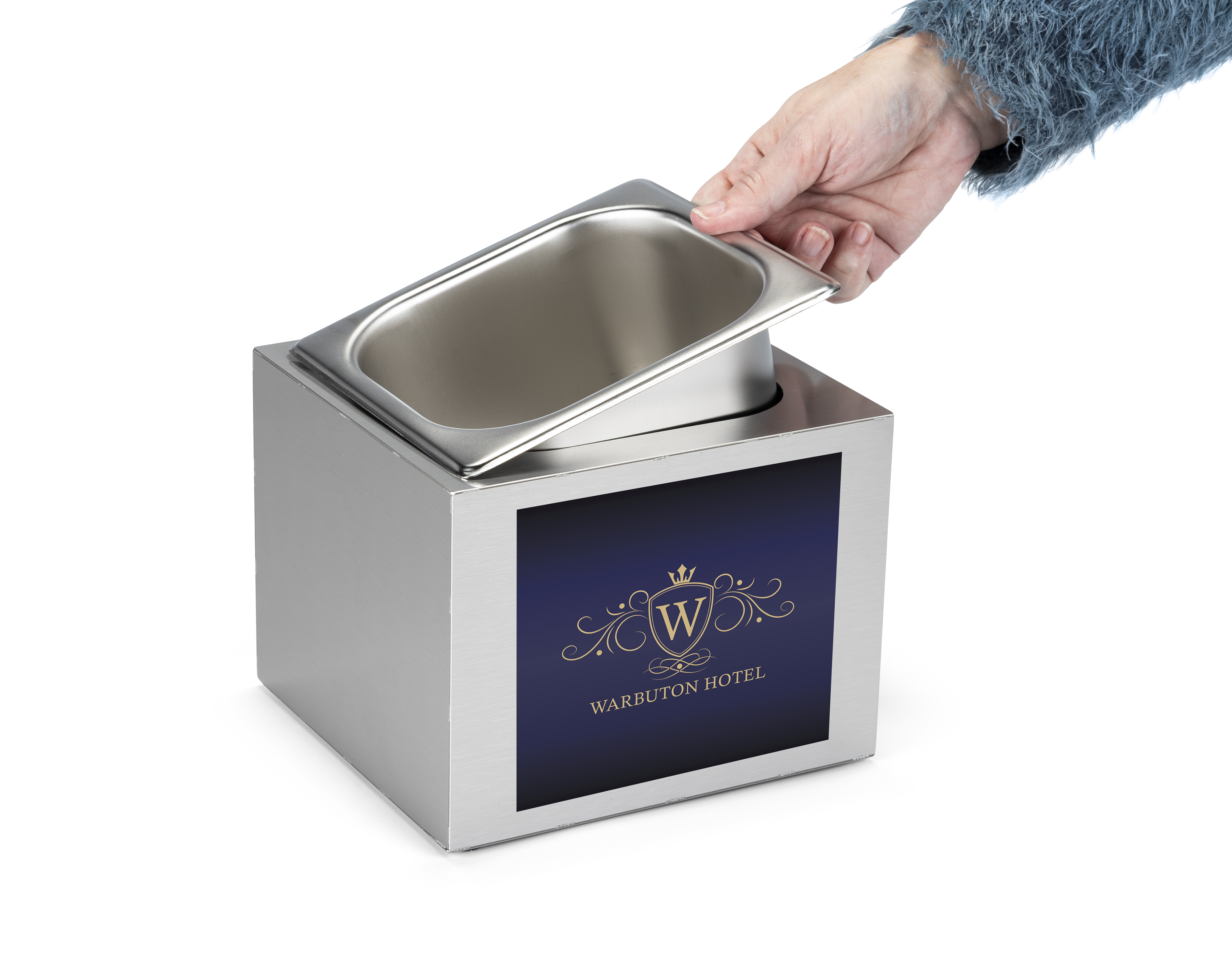 Branded Steel Countertop Ice Bin | Full Color UV Digital Printing ...