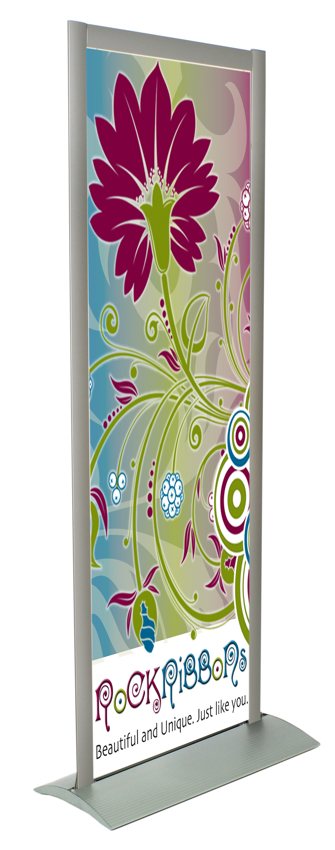 These aluminum signs, graphic display stands will outshine your ...