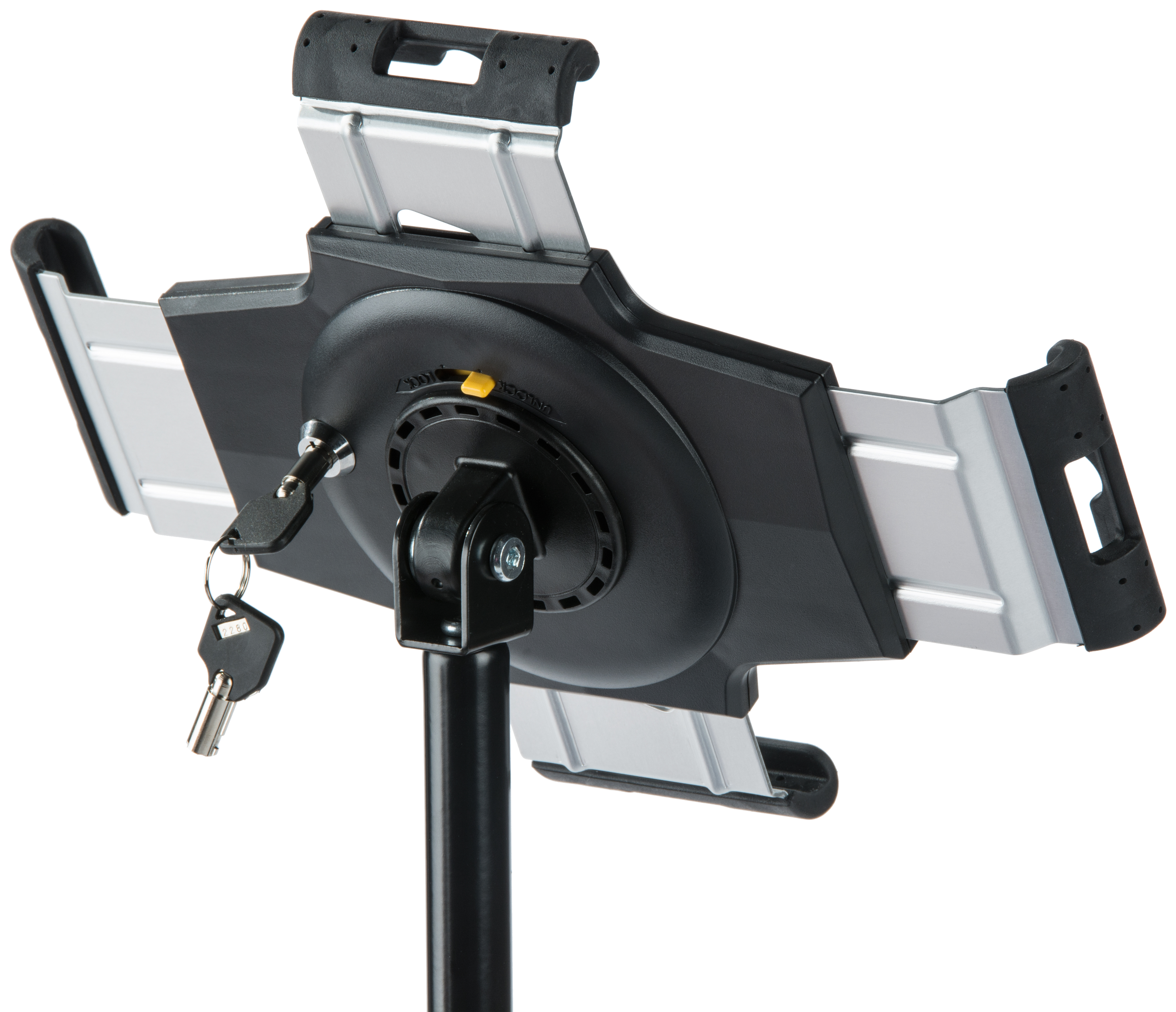 Secure Tablet Floor Stand | Height Adjustable & Rotating | Displays2Go