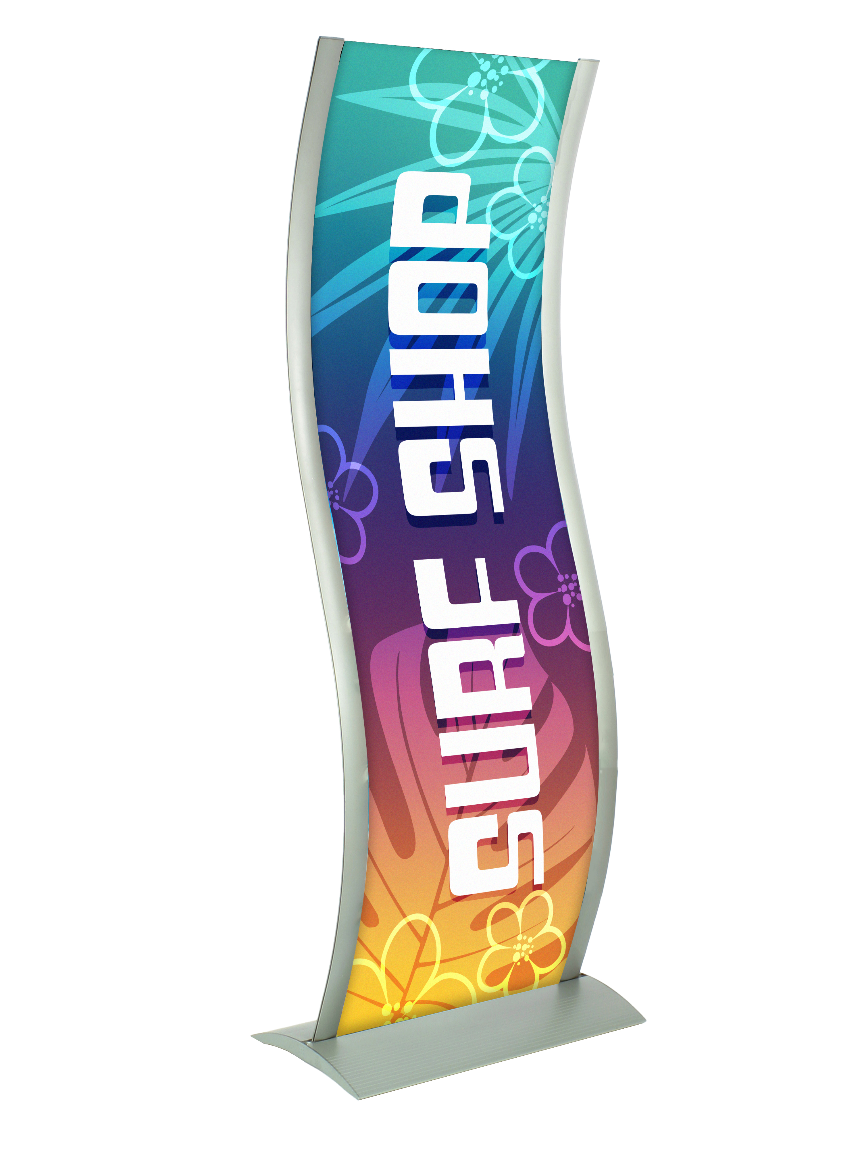 24" x 45" Wave Stands for Posters