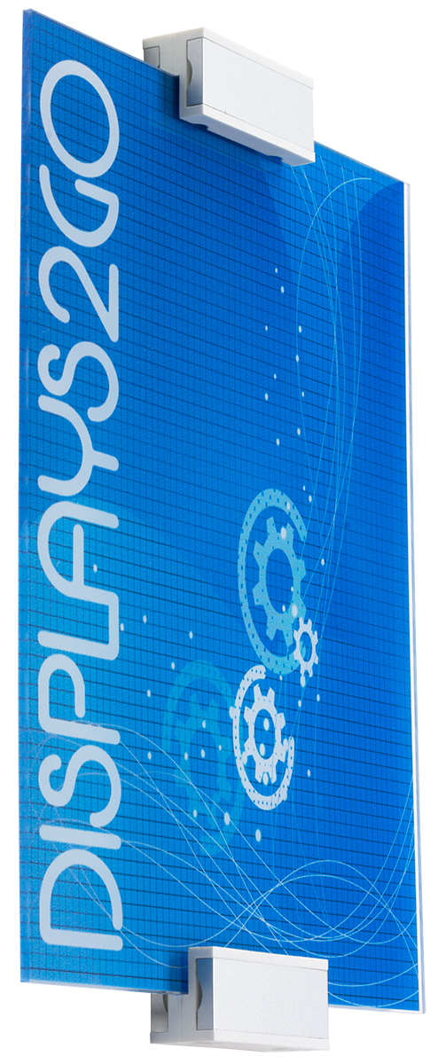 Universal Edge Grip Standoffs | Multi-Way Mount Rail | Displays2Go