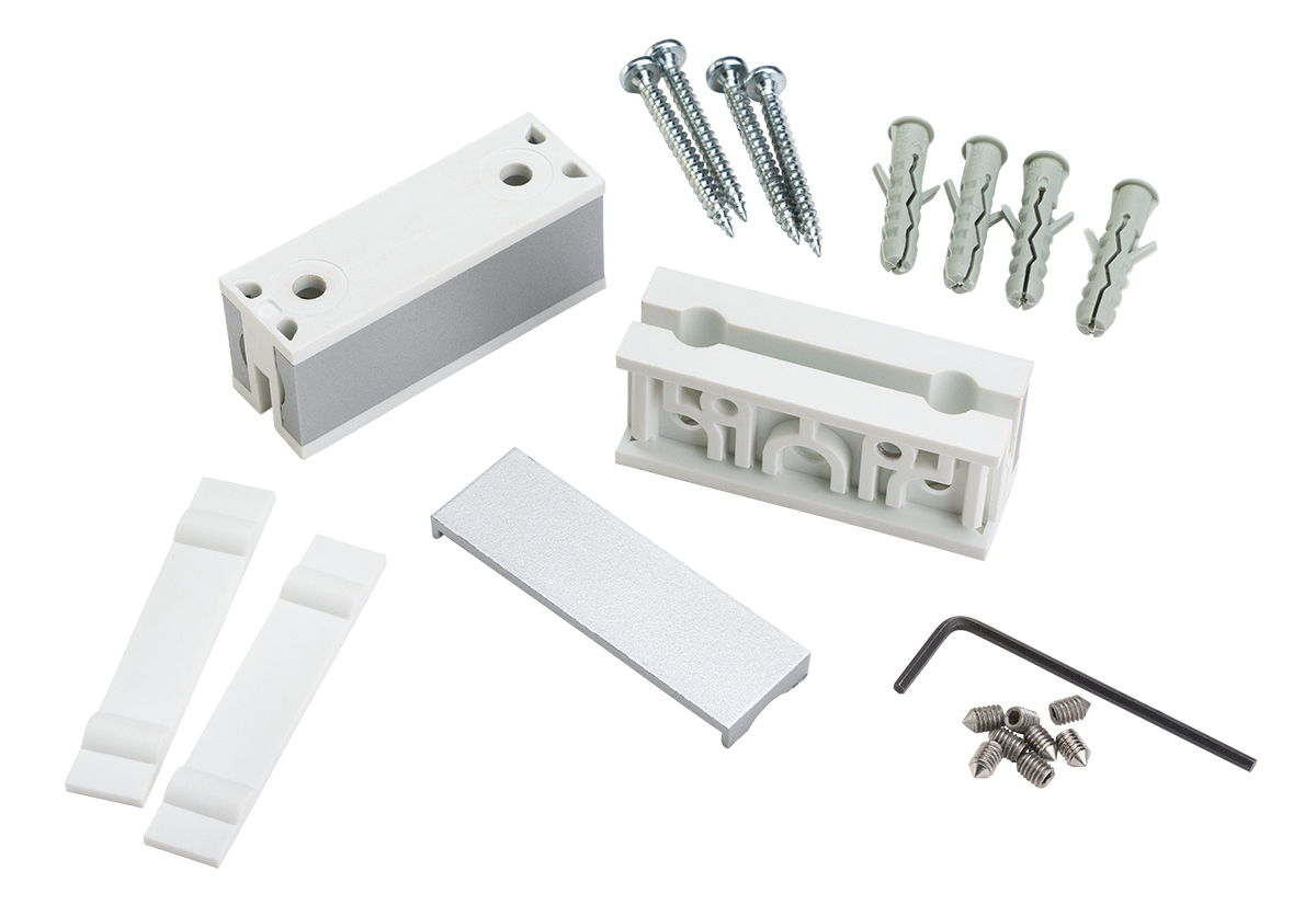 Universal Edge Grip Standoffs | Multi-Way Mount Rail | Displays2Go