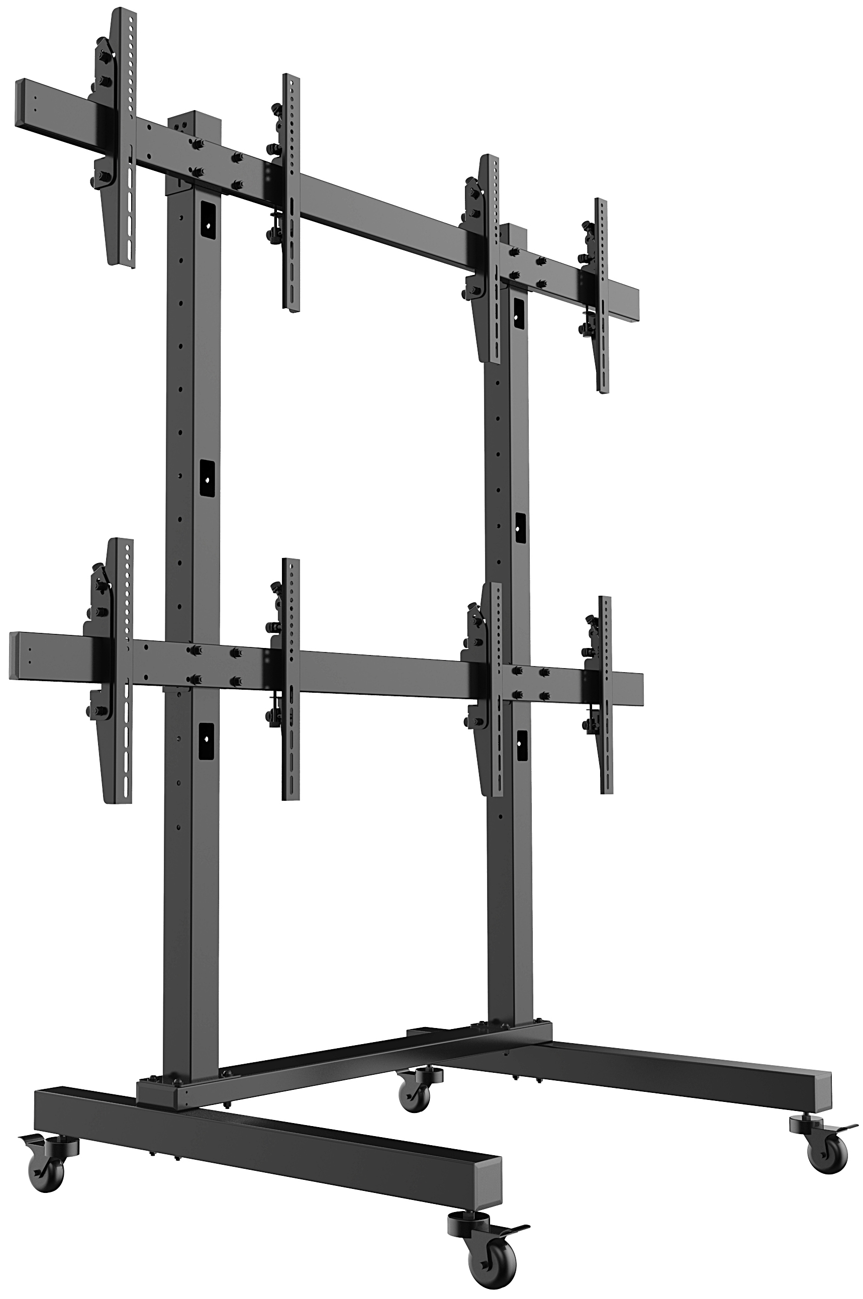 Mobile Video Wall | Base Wheels & Levelers | Displays2Go