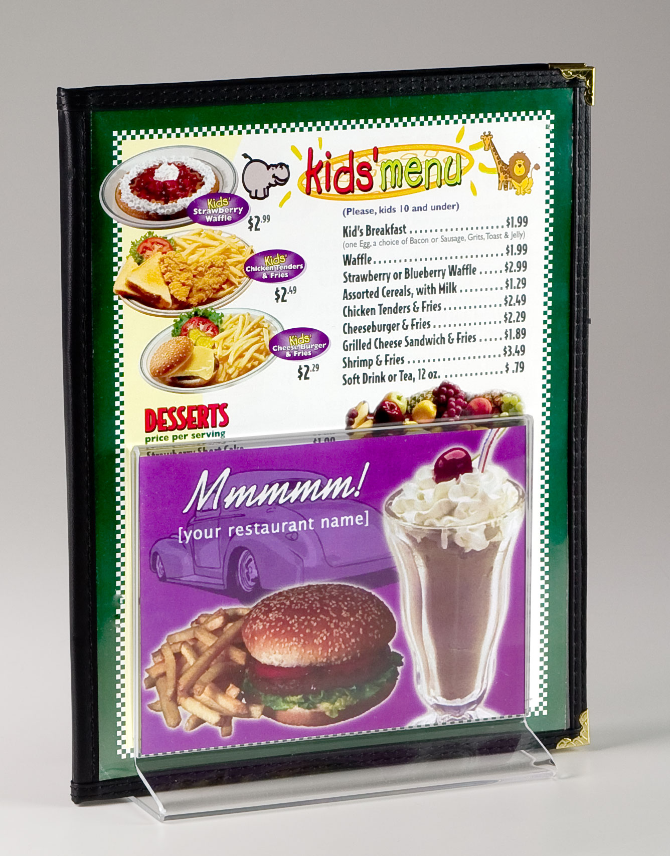 Restaurant Menu Display | Sign Holder & Menu Container | Displays2Go