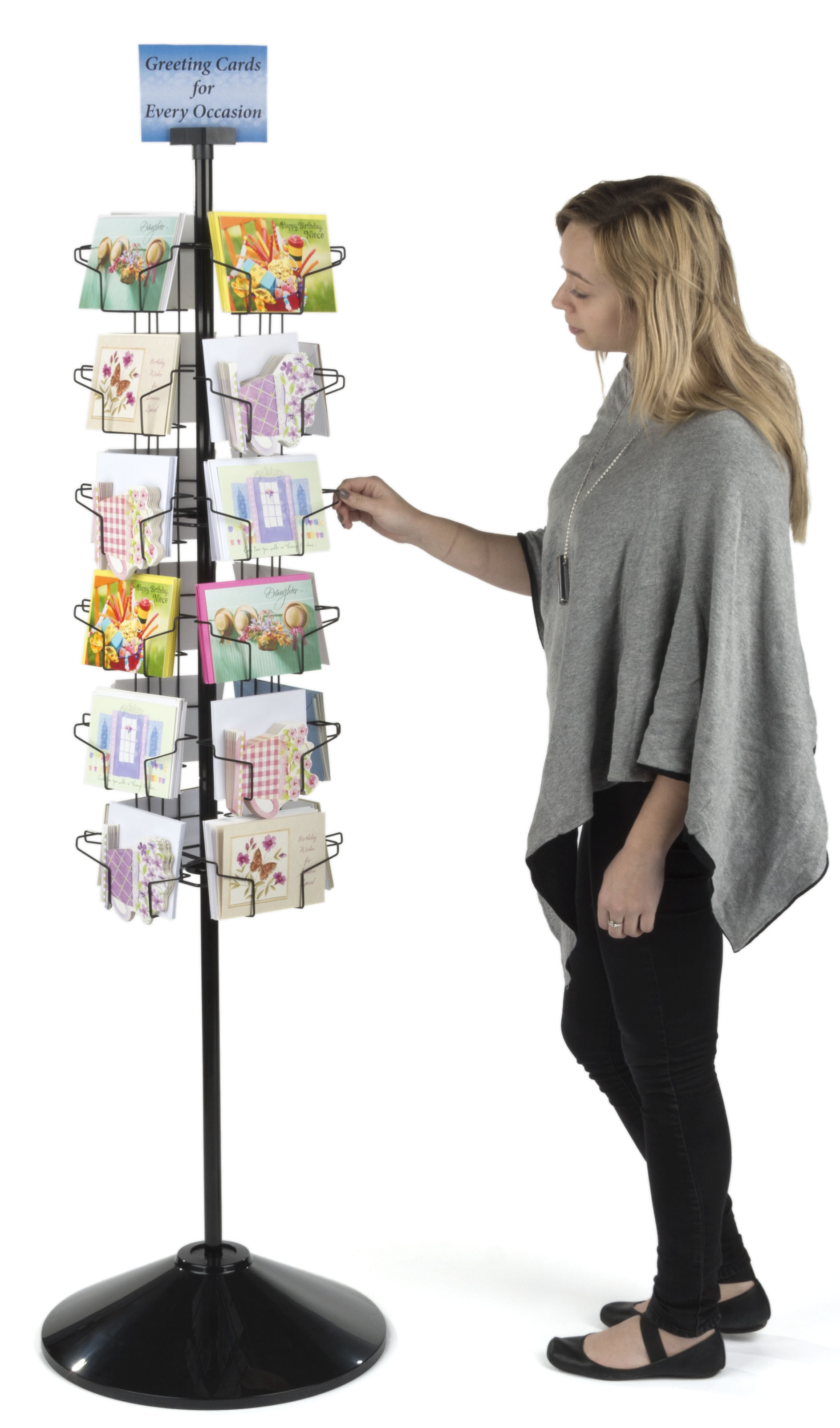 Postcard Display Stand | Fully Rotating Design | Displays2Go