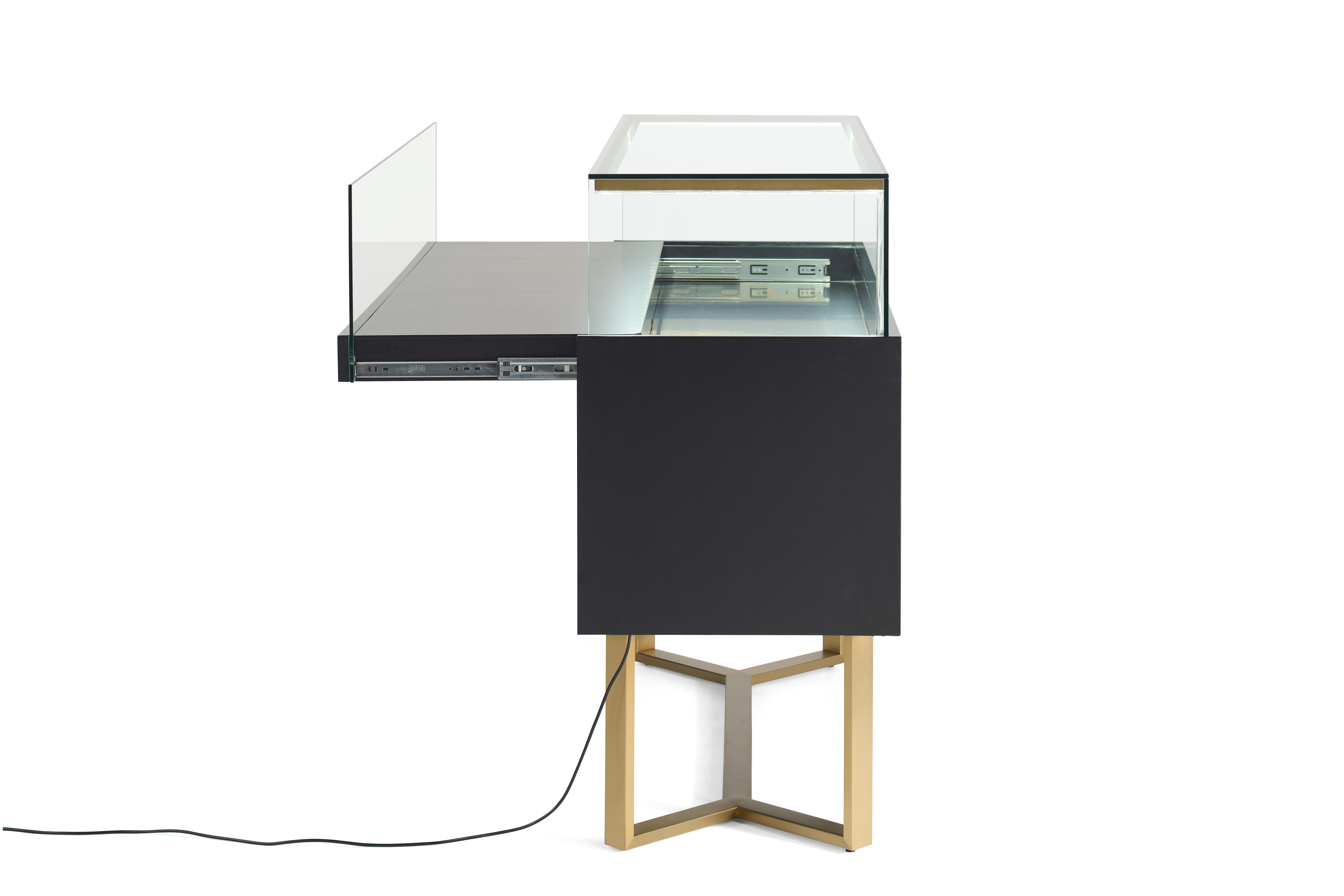 Retail Glass Display Counter | Illuminated with Storage | Displays2Go