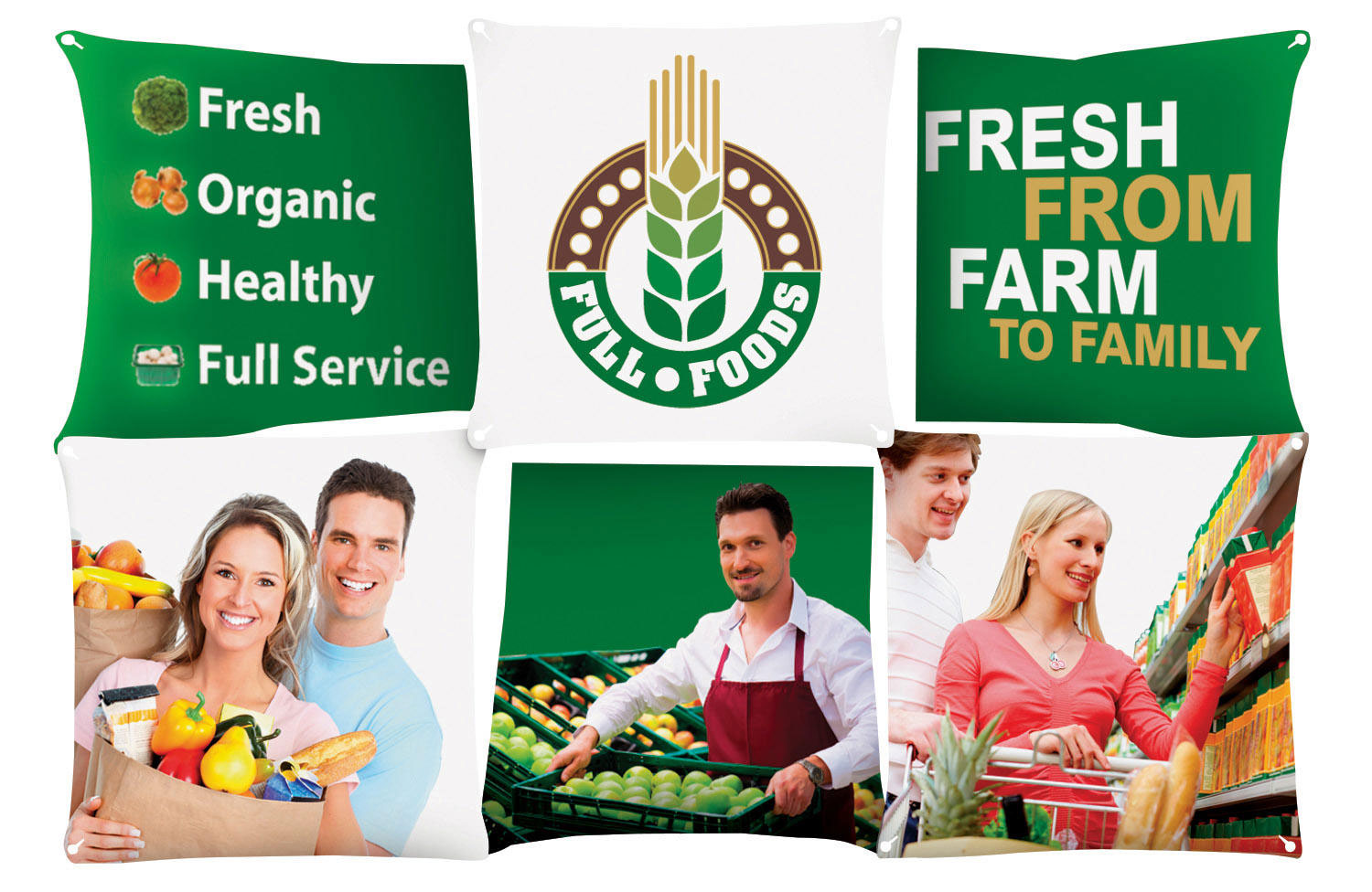 Set of 6 Custom Square Panels for GEOTT3X2A | Single-Sided Prints ...