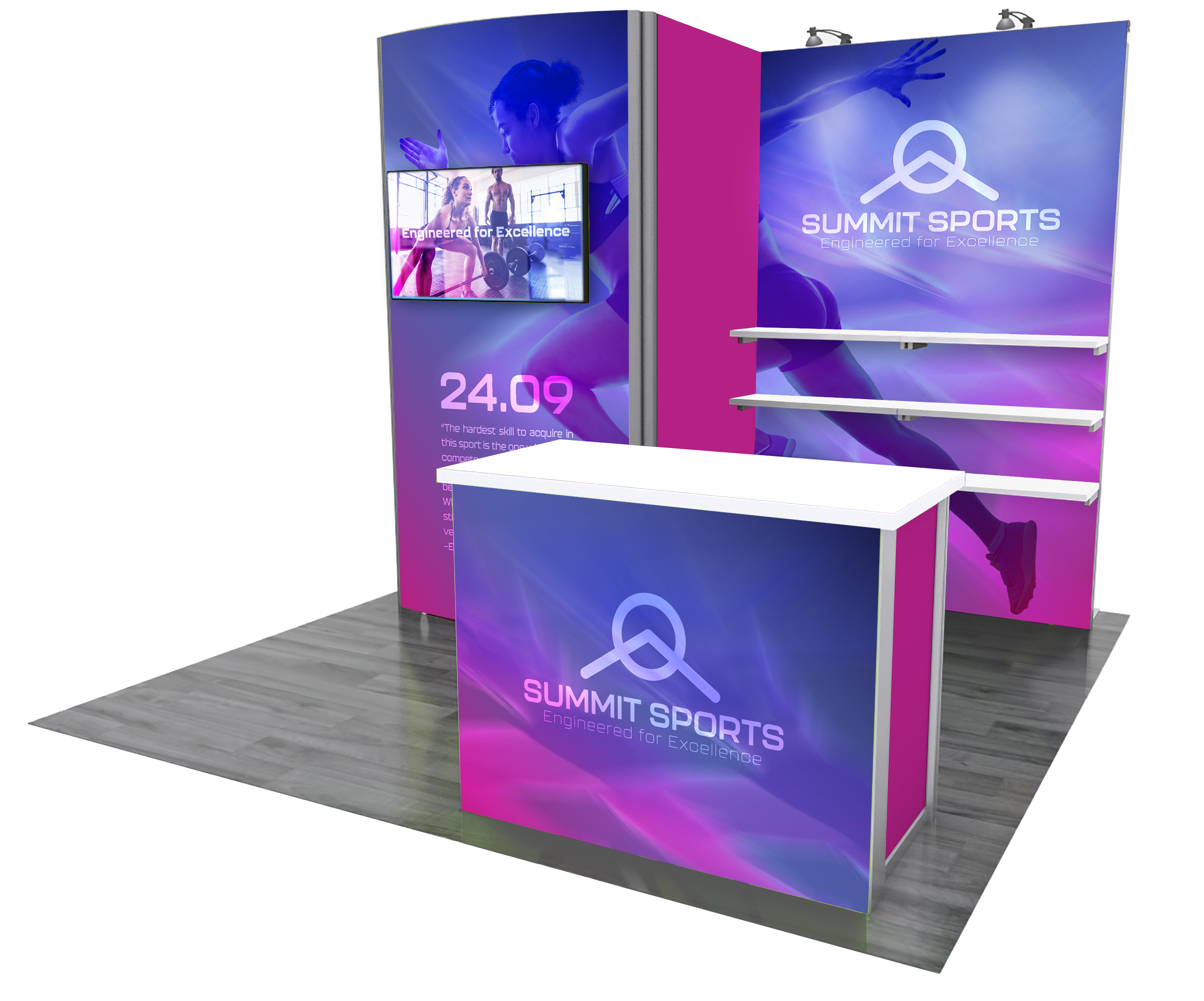 Modular Exhibition System | Custom Printed Graphics | Displays2Go
