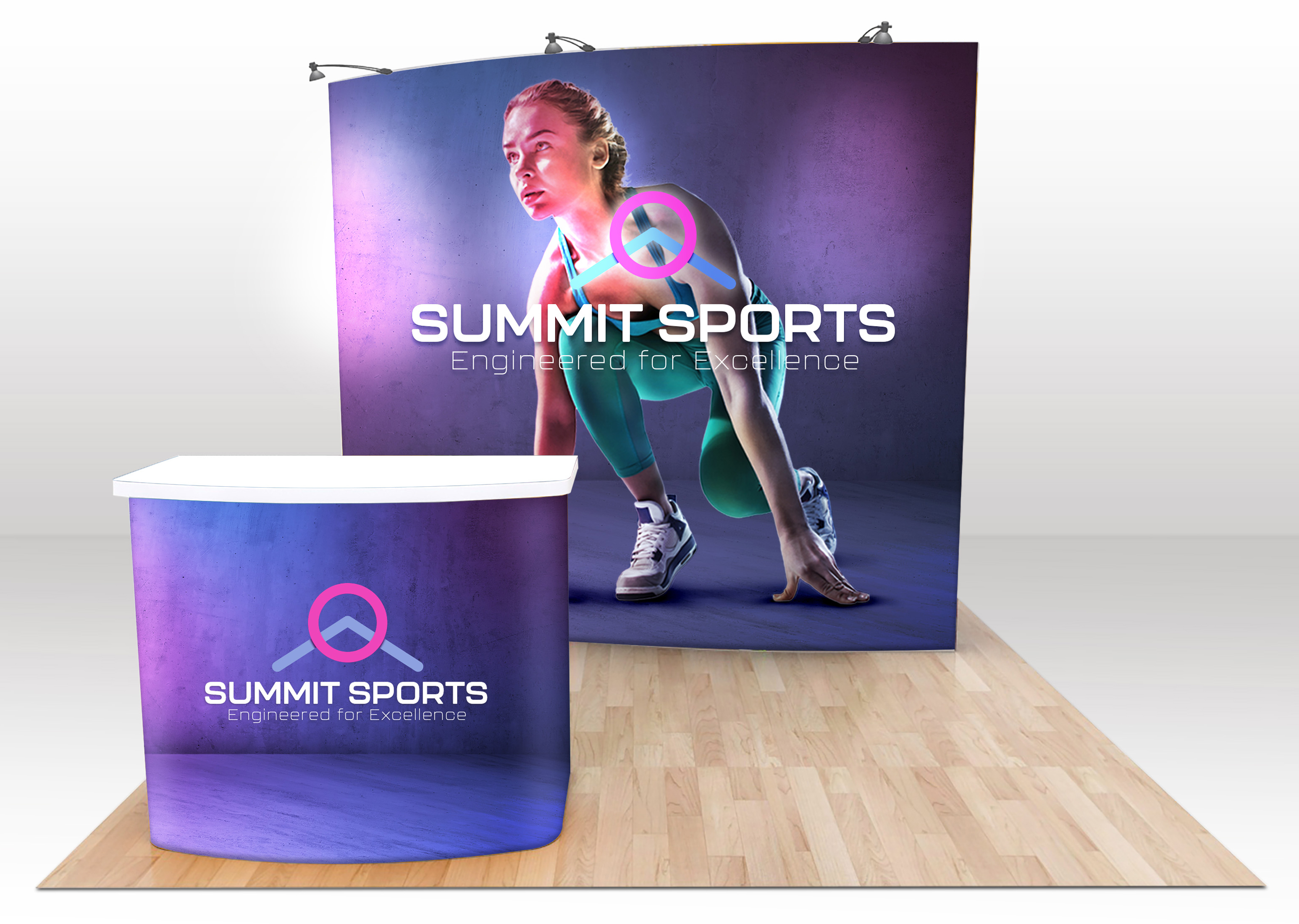 Modular Trade Show Booth | Custom Printed Graphics | Displays2Go