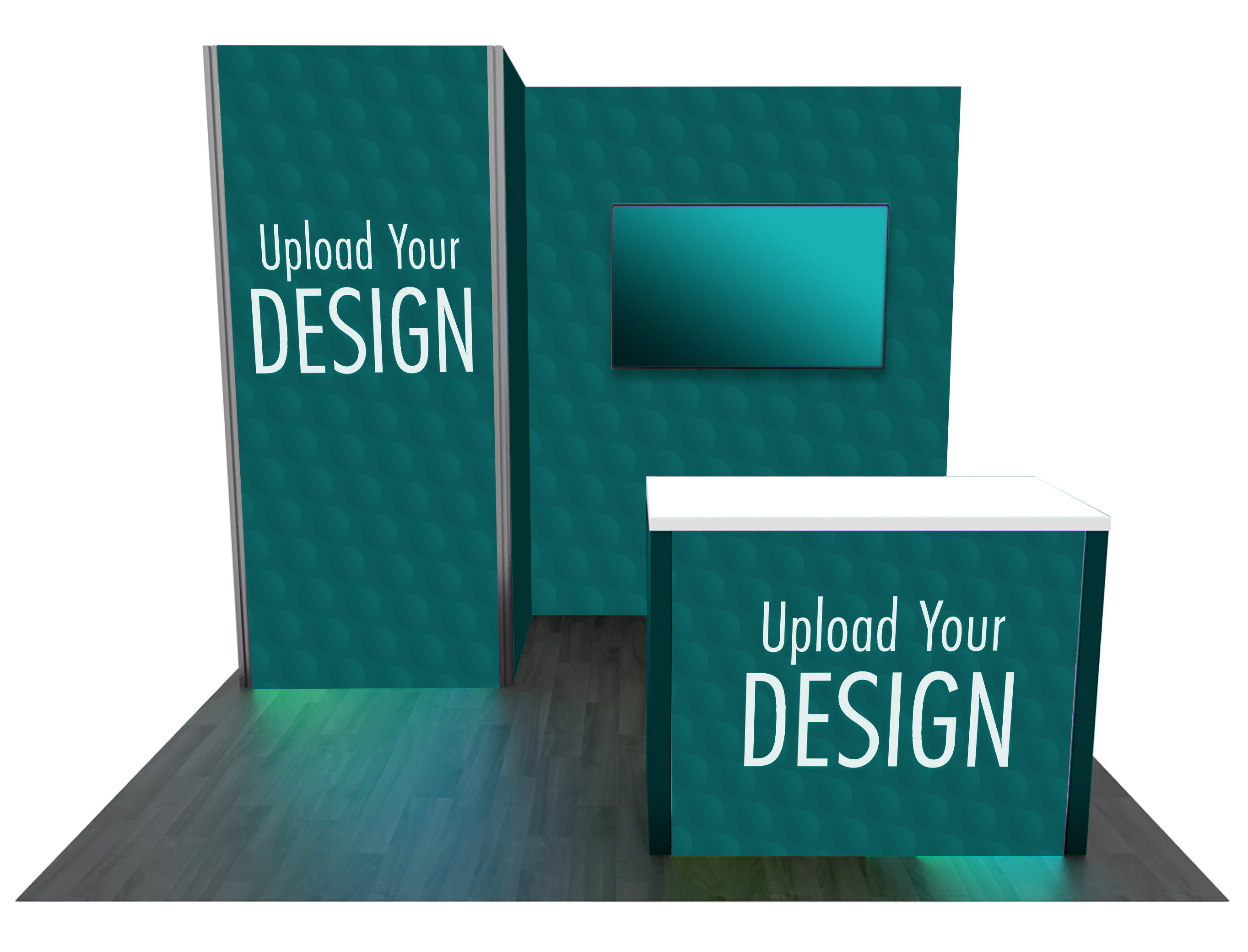 10x10 Exhibit Booth | Custom Printed Graphics | Displays2Go