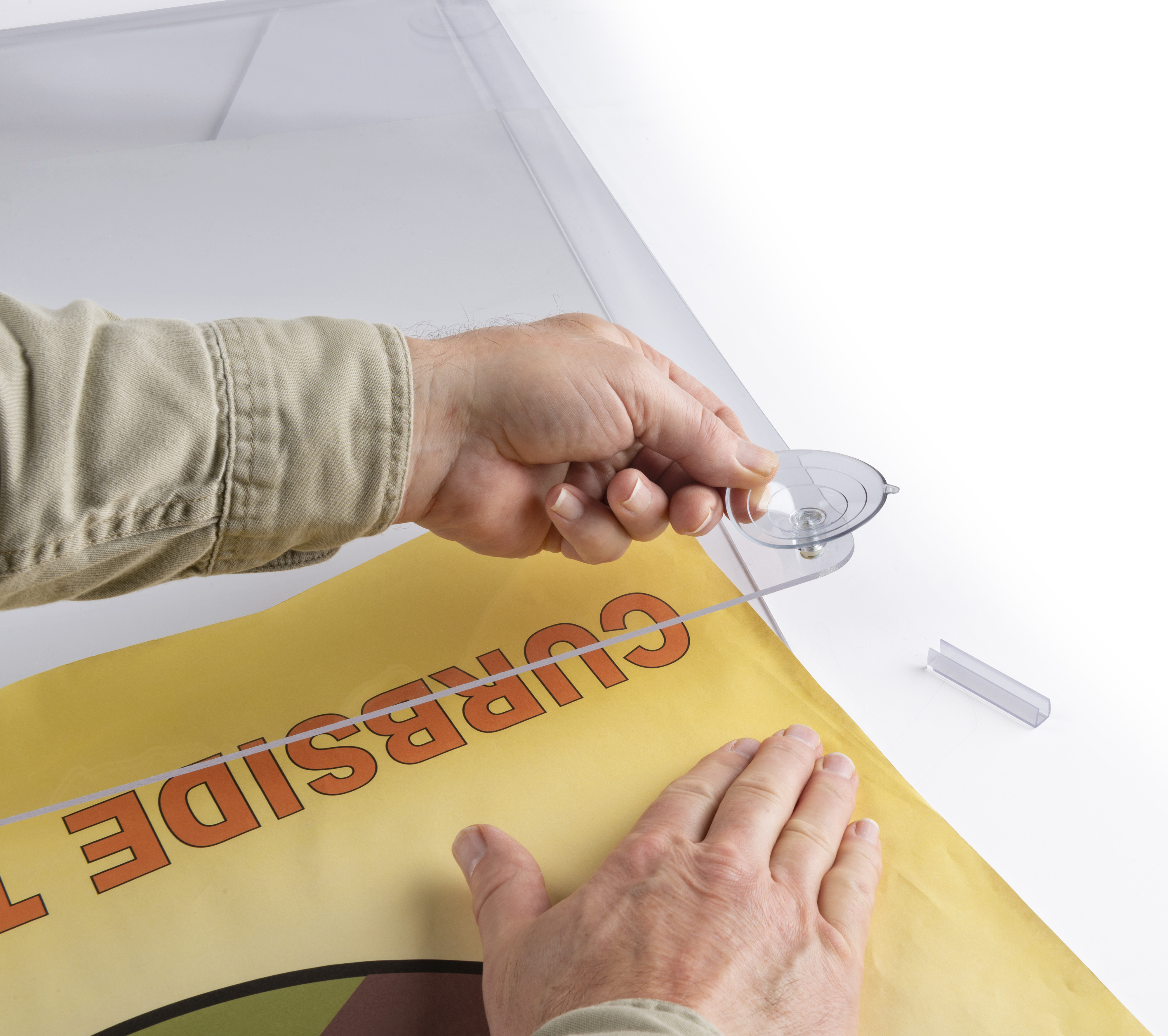 22 x 28 Window Sign Holder w/ Suction Cup Poster Mount | Displays2Go