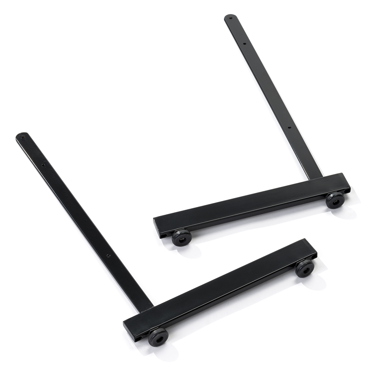 Black "L" Shaped Gridwall Base | Hardware Included | Displays2Go