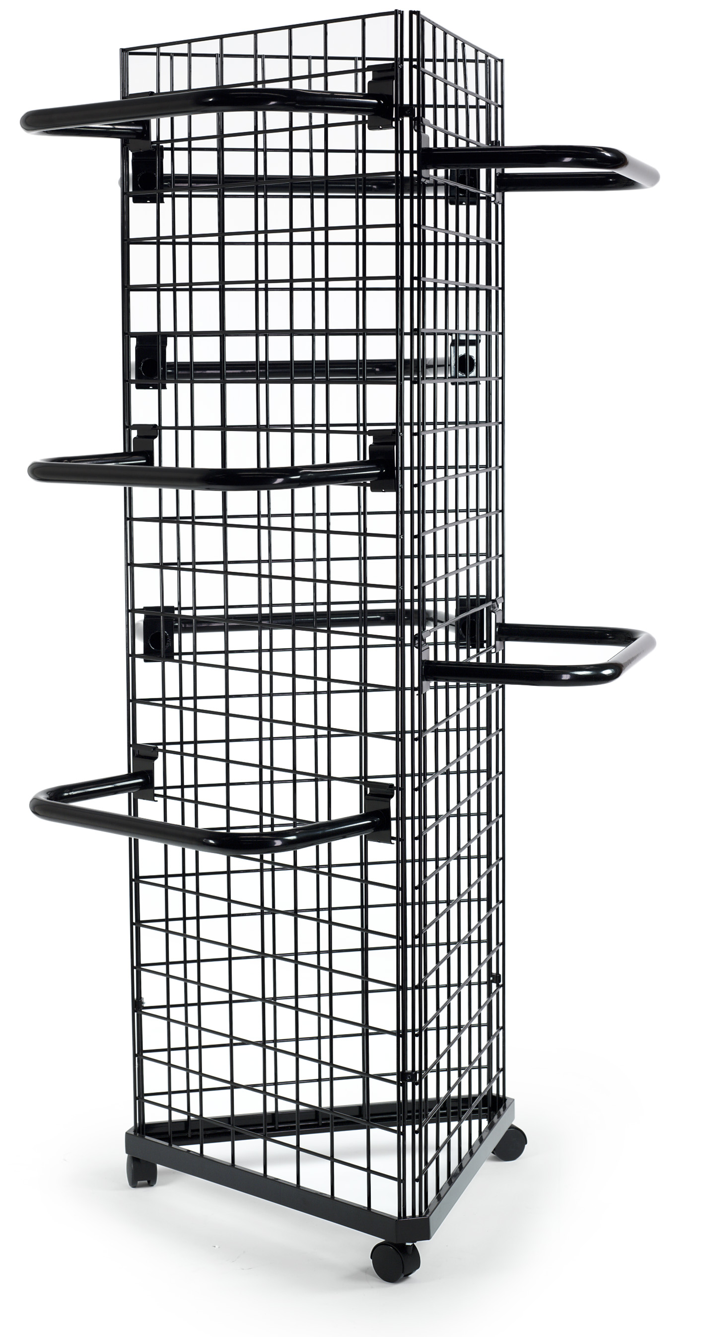 Triangle Gridwall Display | Includes 10 C-Rail Displays | Displays2Go