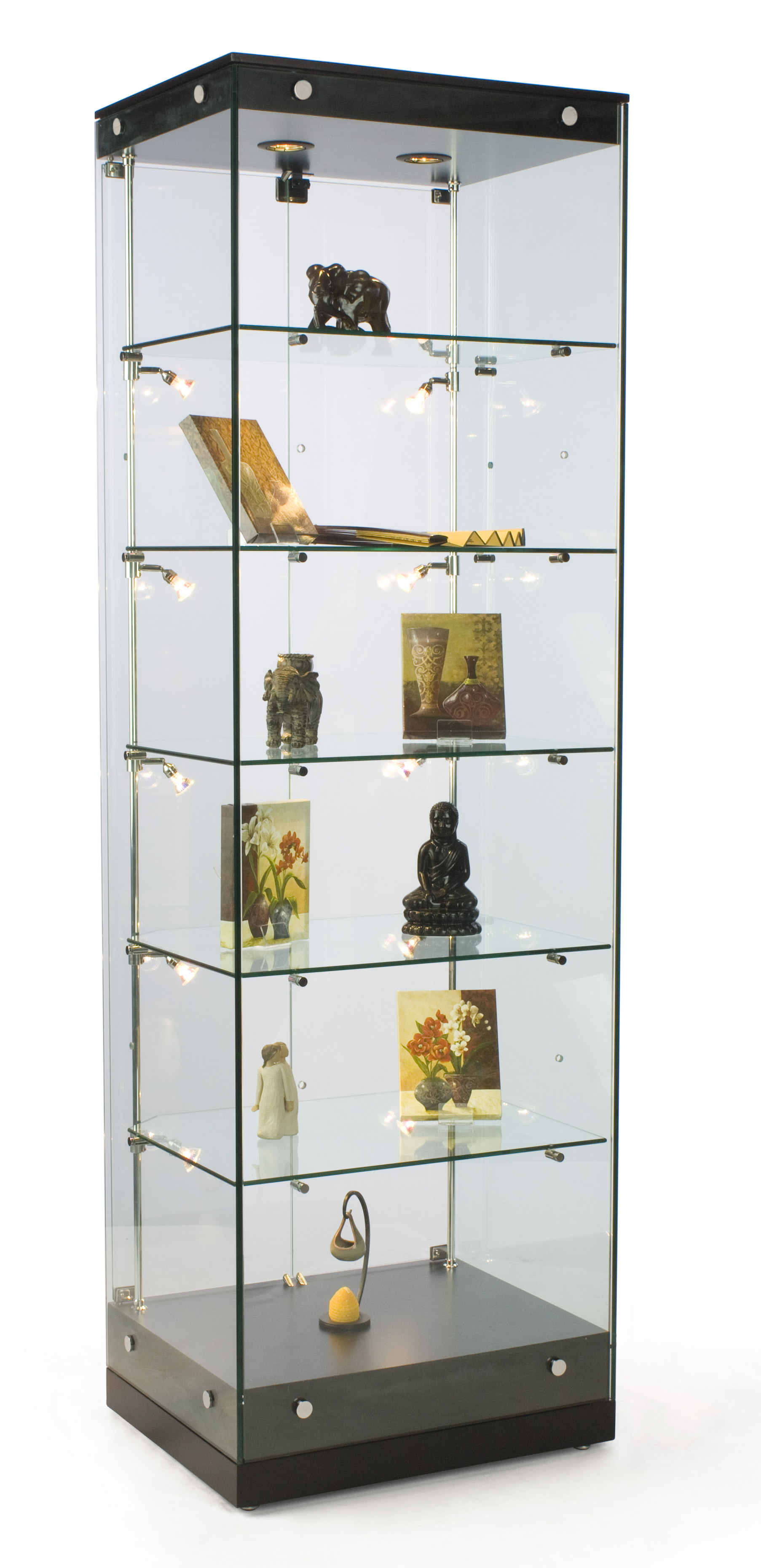 Display Showcases | Interior Lit Glass Display Cases | Displays2Go