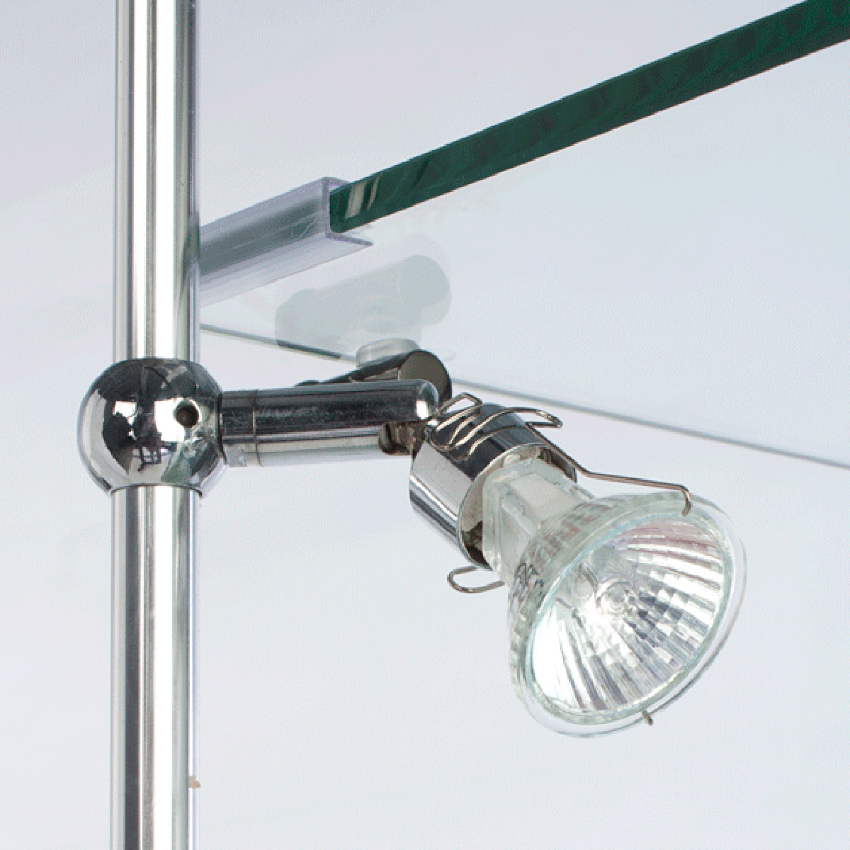 Display Cases | Vertical Lighting & Adjustable Shelf Display - Silver ...
