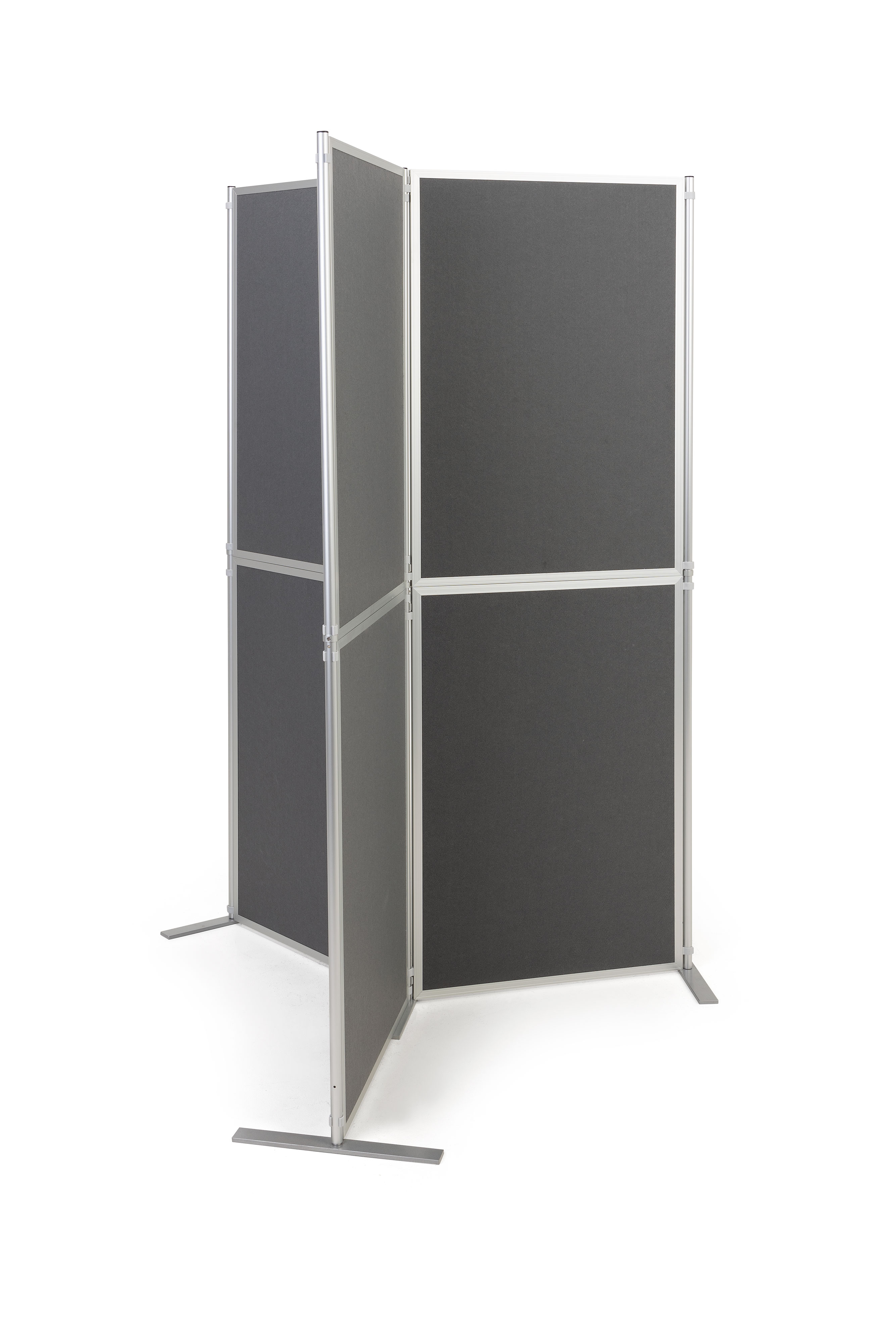 Freestanding Modular Display Boards | 6 Section Hook & Loop Wall ...