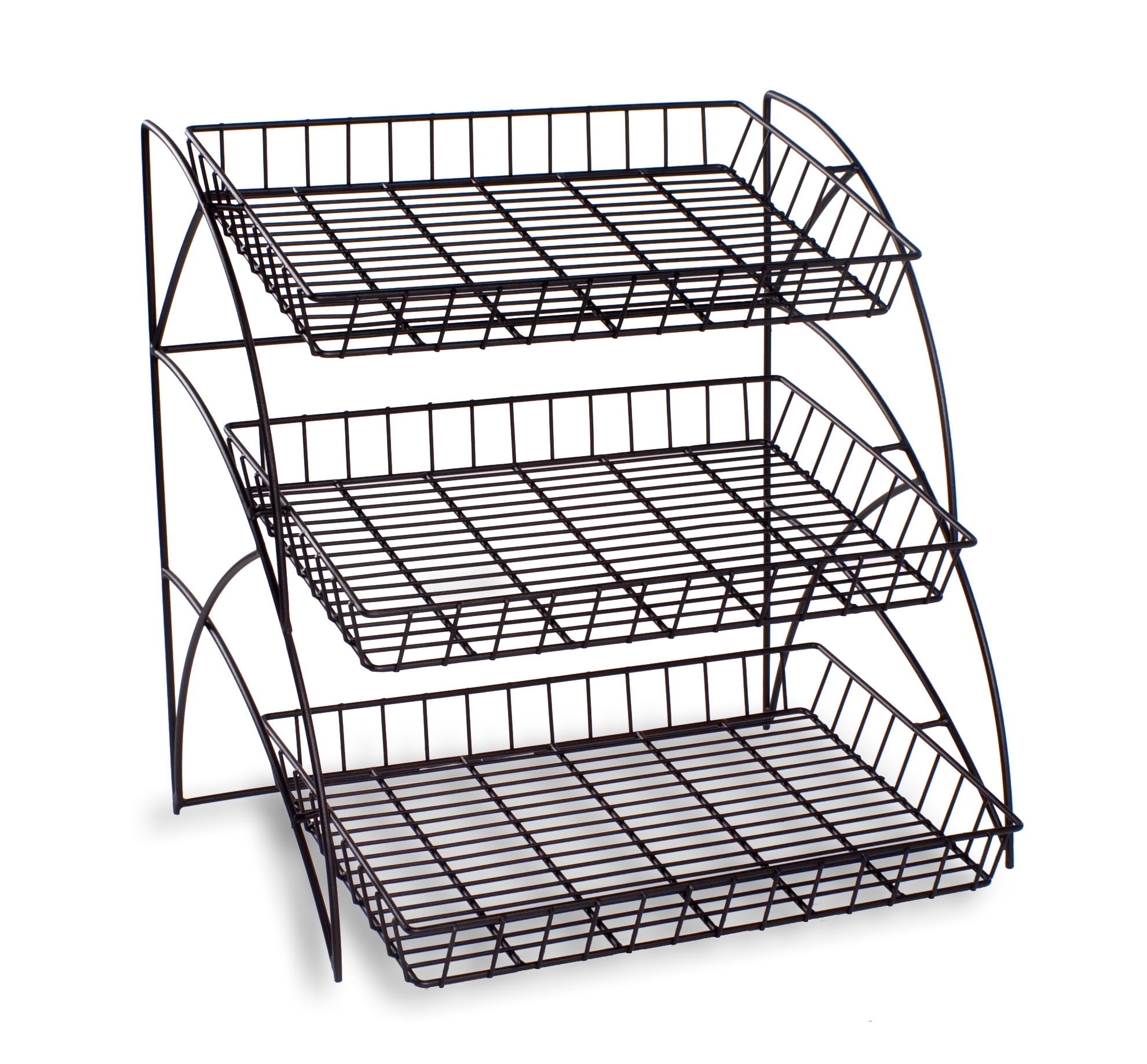 (3) Wire Tray Display Rack | Food & Retail Display | Displays2Go