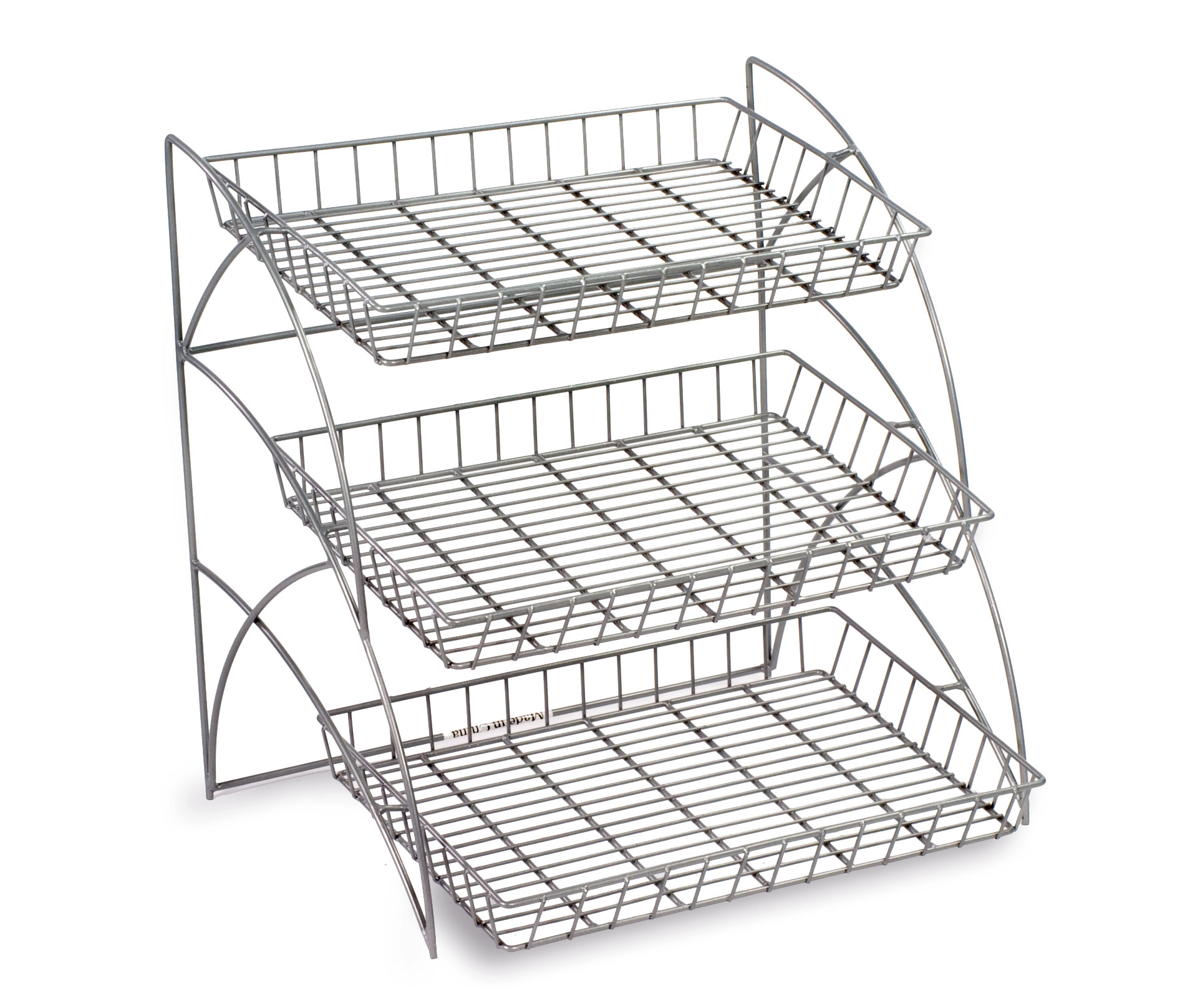 3 Shelf Wire Shelving Racks | Countertop & Retail Merchandising ...