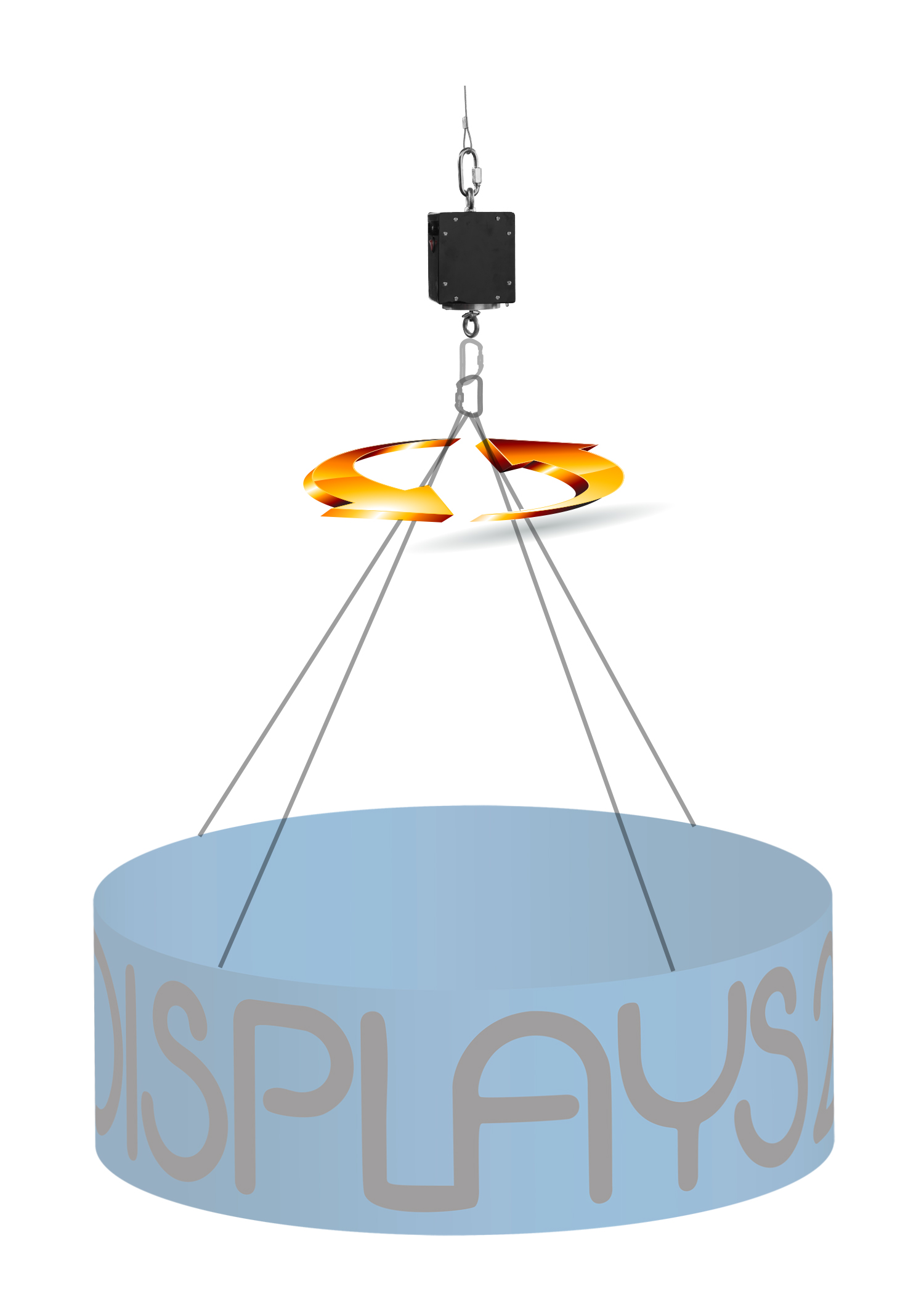 Spinning Motor for Hanging Banner | For 15’ Max. Signs | Displays2Go