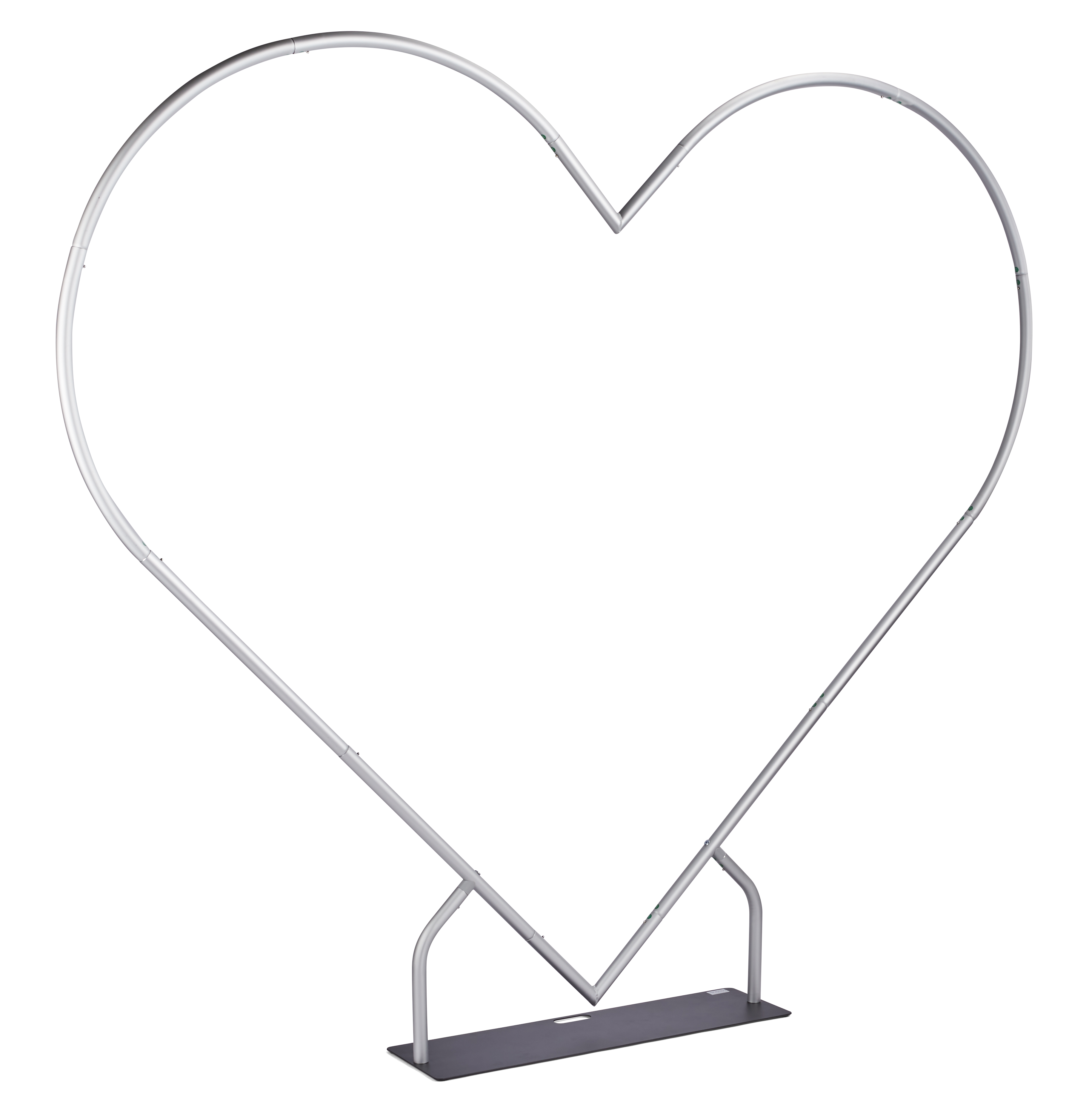 Heart Shaped Arch Frame | Aluminum Frame with Knockdown Assembly ...