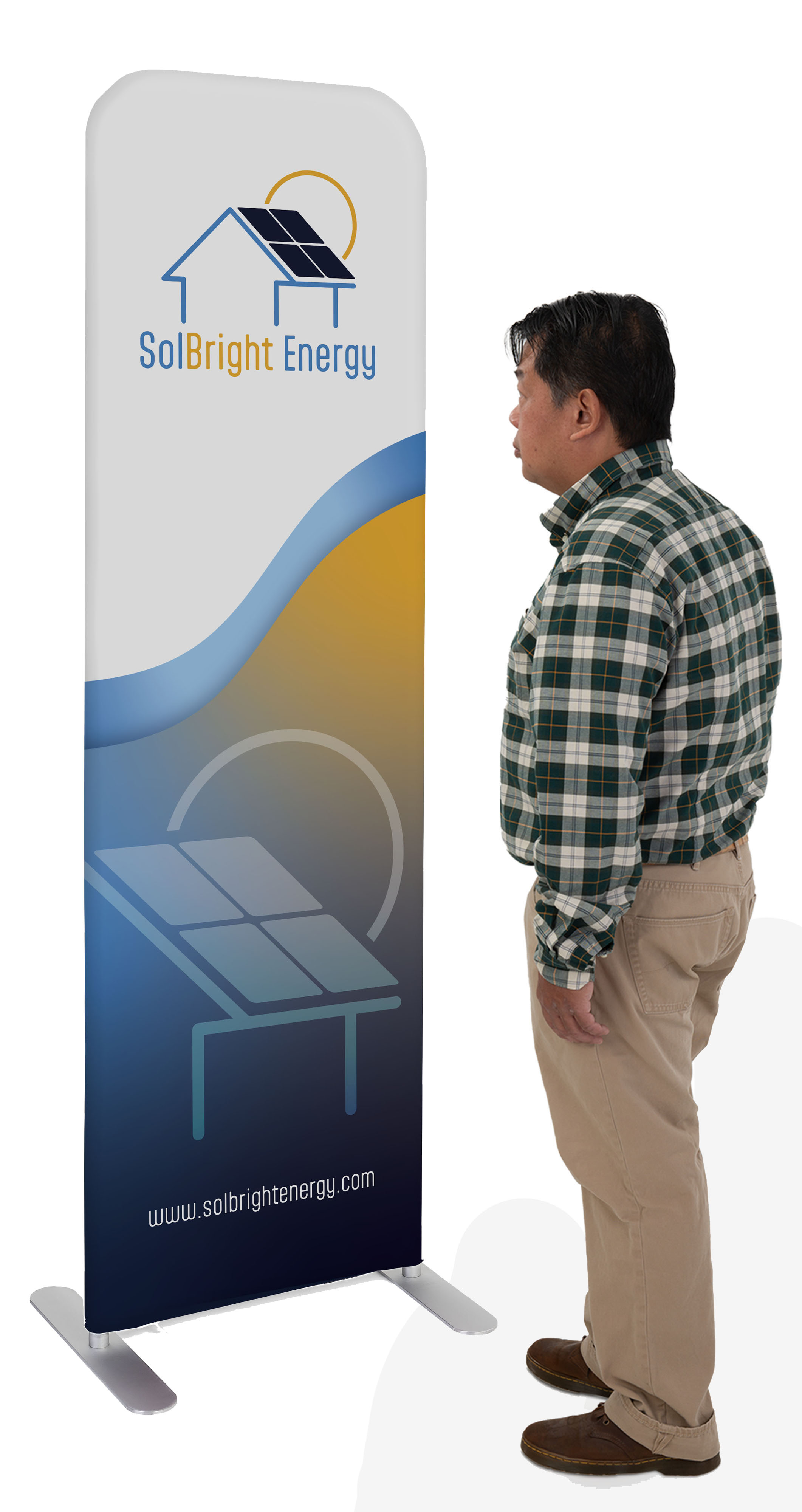 Personalized Slip Top Banner Stand | Custom Full Color Printing ...