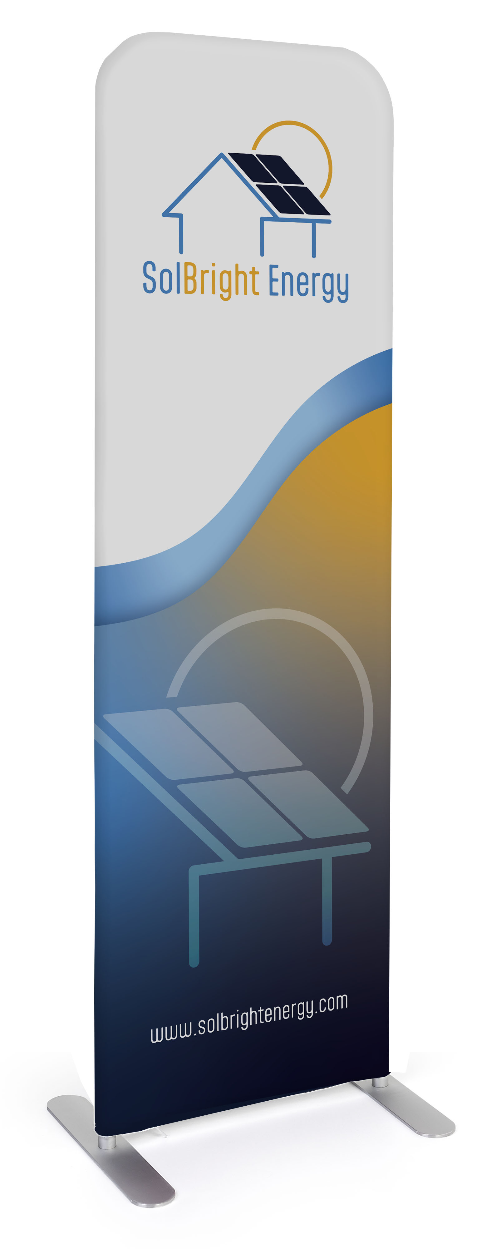 Personalized Slip Top Banner Stand | Custom Full Color Printing ...