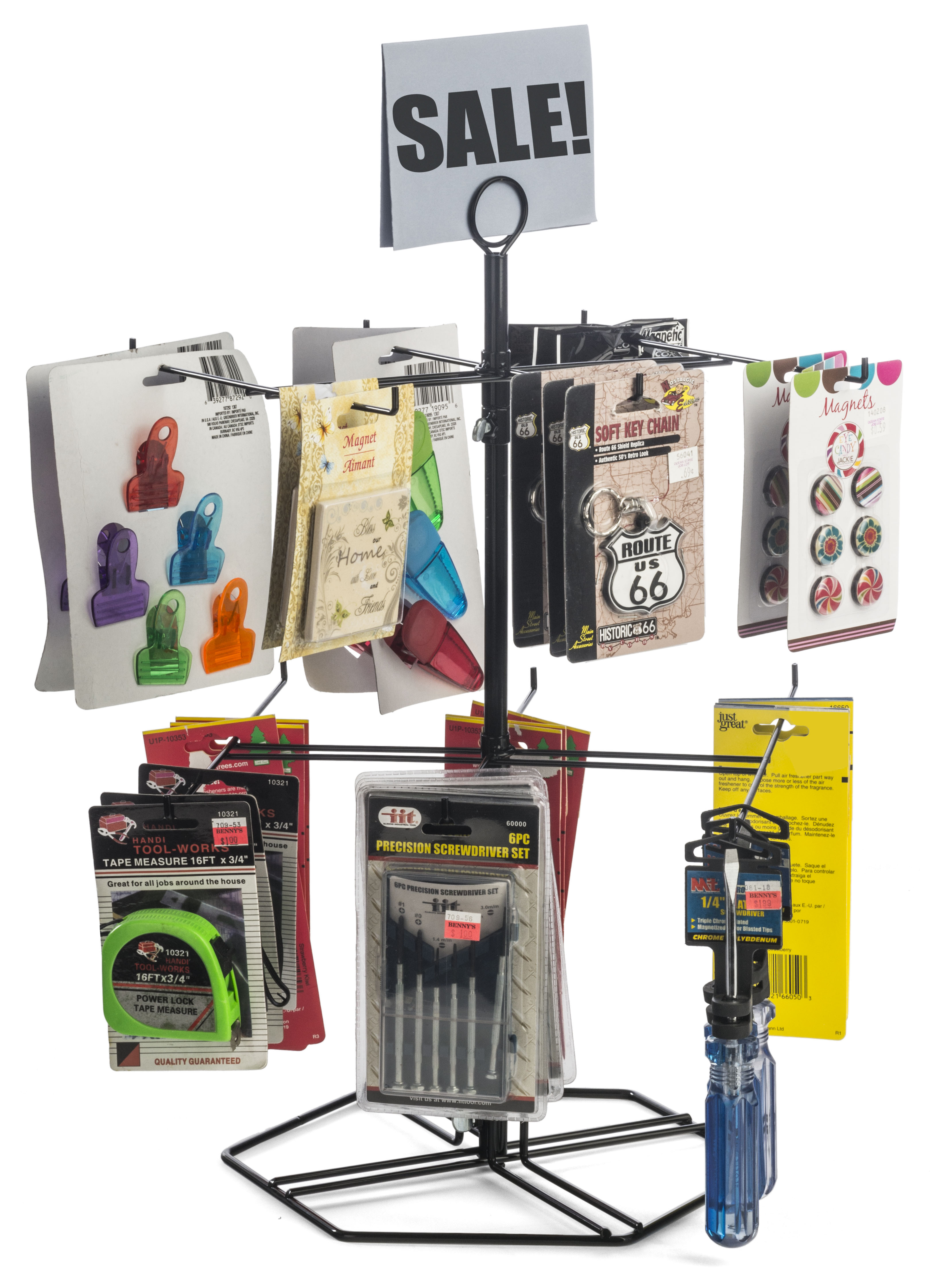 Counter Spinner Rack | 12 Hooks | Displays2Go