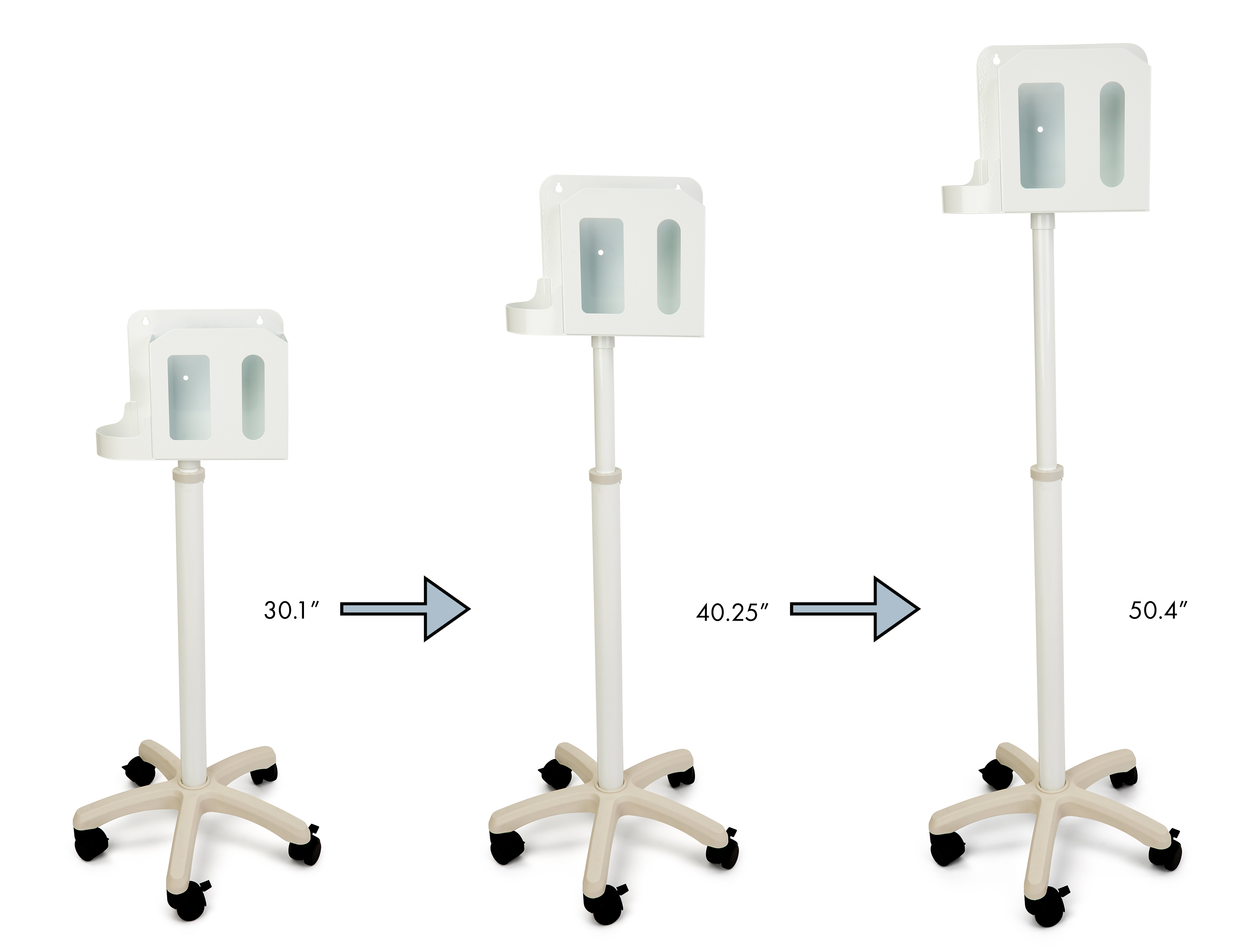 Respiratory Hygiene Station | 3 Compartments for Disinfectant Use ...