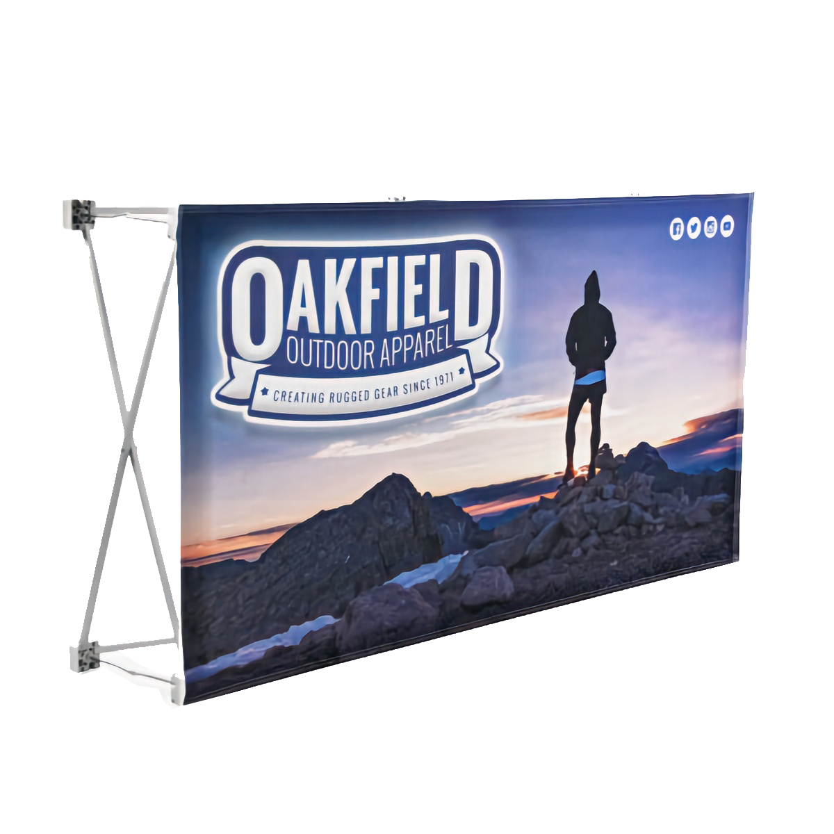Quick Fabric Display | Fabric Pop-Up Banner with Custom Graphics ...
