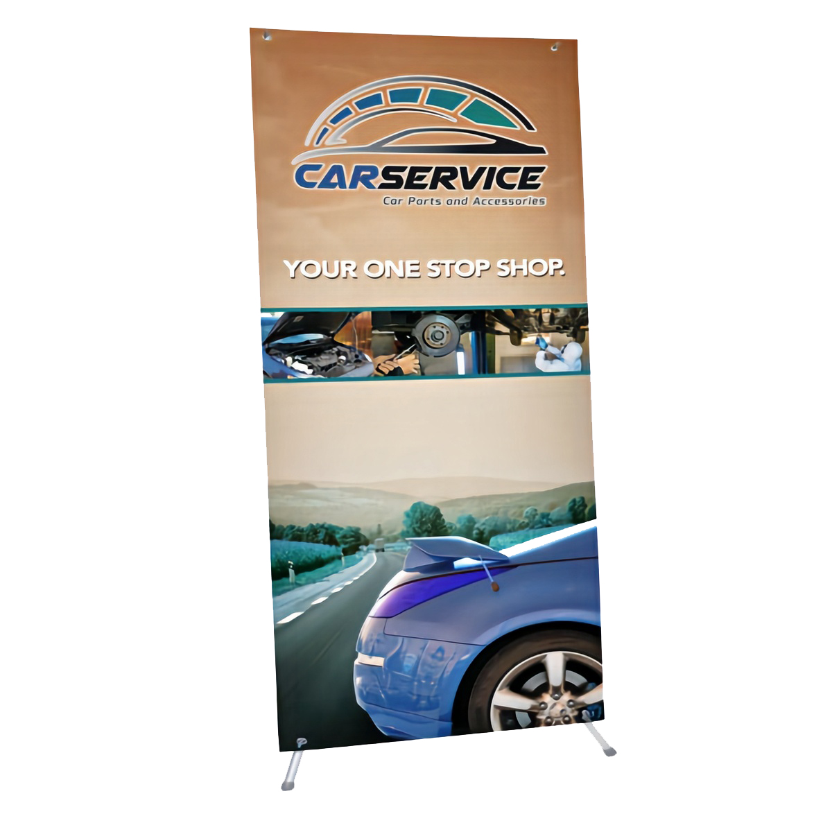 X-Frame Custom Printed Banner Stand | Lightweight Tripod Frame ...