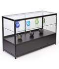 Lighted Glass Display Counter | Aluminum Frame | Displays2go