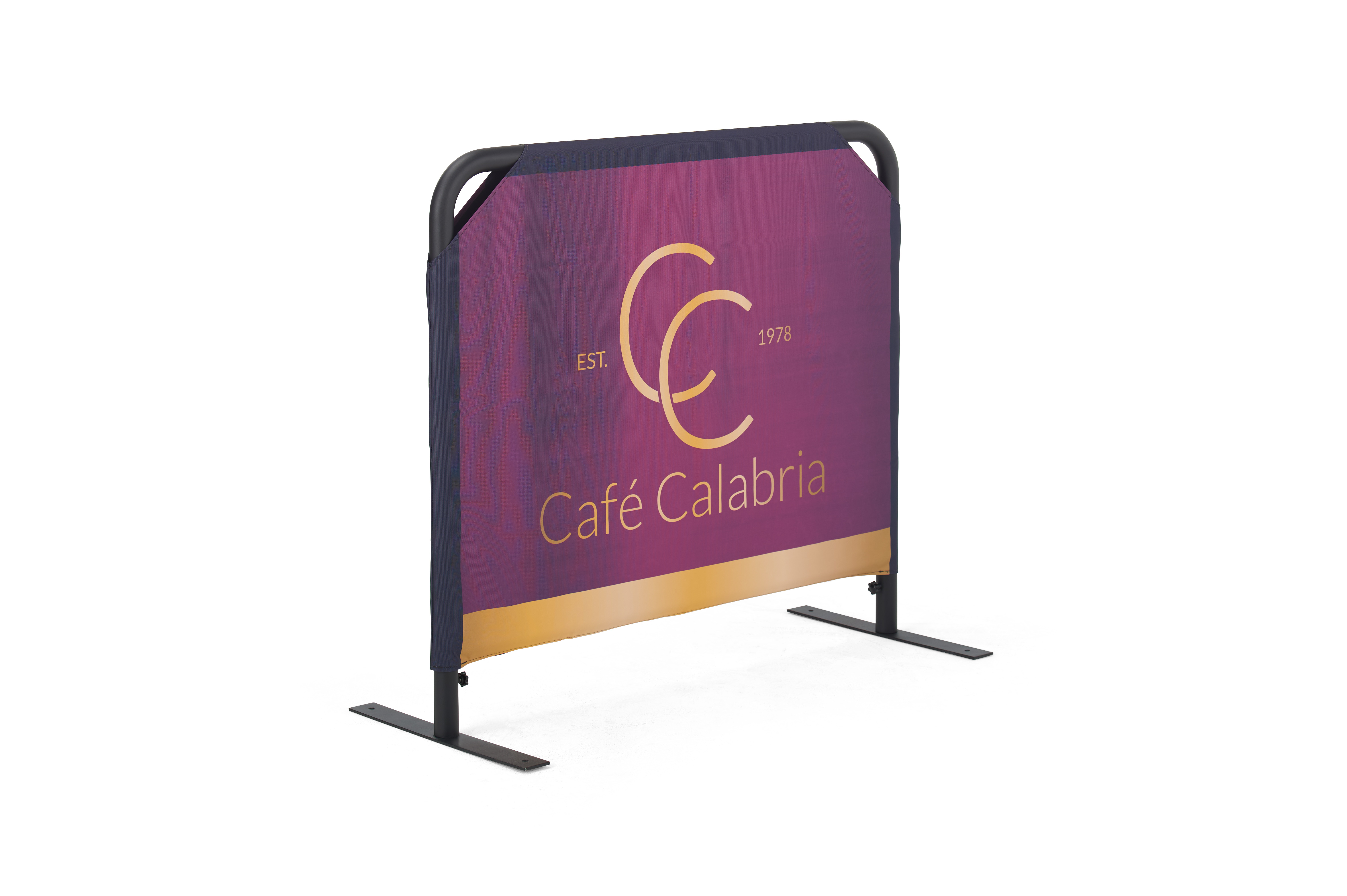 Custom Cafe Barriers | Custom Double Sided Graphics | Displays2Go