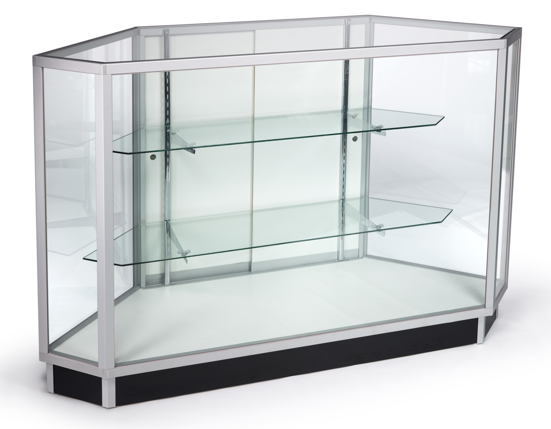 Glass Showcase for Cash Wraps | IEV Glass Display Cases | Displays2Go