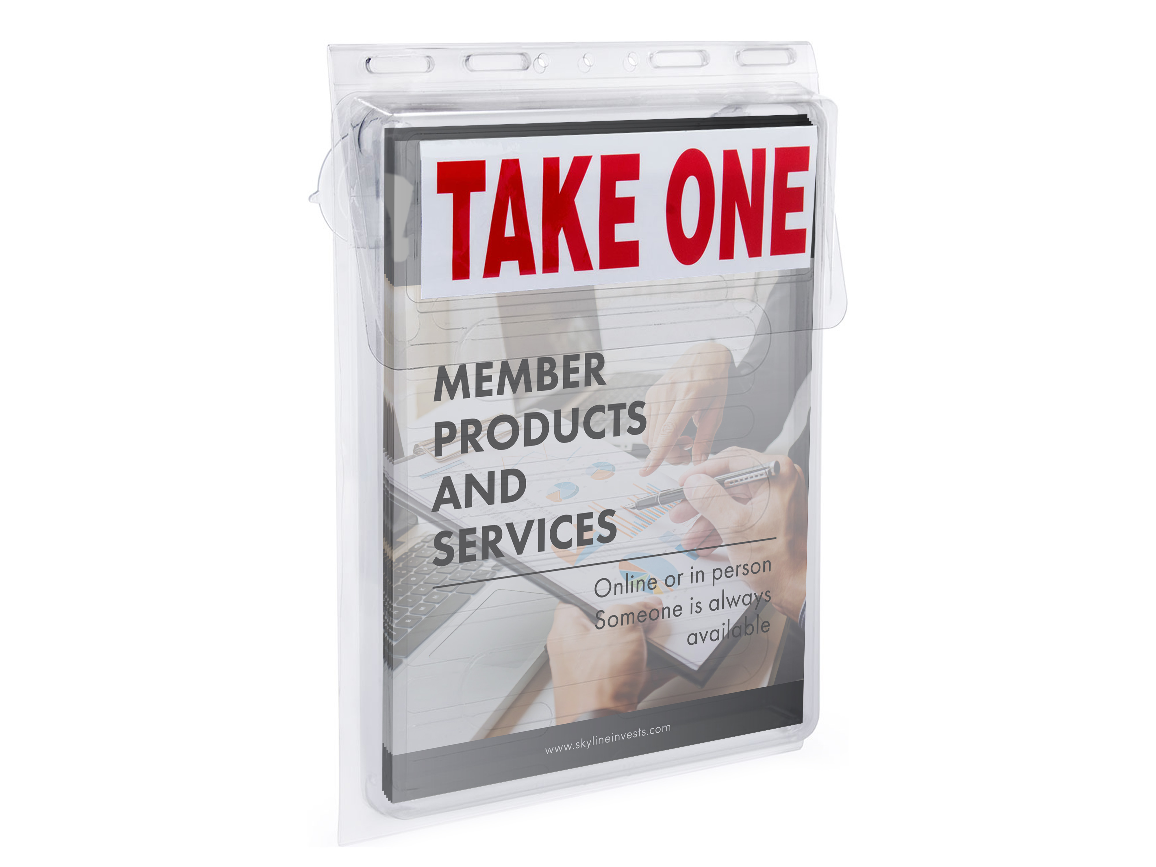 Brochure Box | Ideal for Short-Term Display Use | Displays2Go